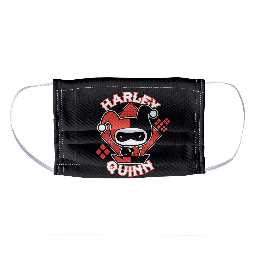 Harley Quinn Chibi 1-Ply Reusable Face Mask Covering, Kids - Walmart.com