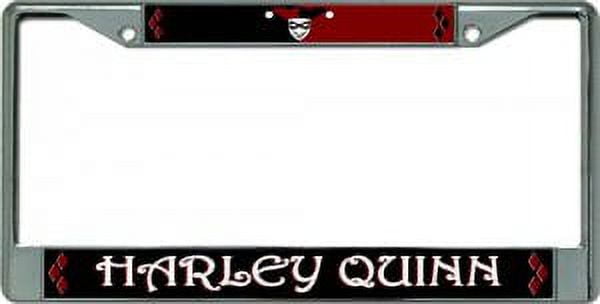Harley Quinn Chrome License Plate Frame - Walmart.com