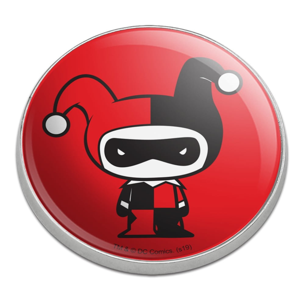 Harley Quinn Cute Chibi Character Golfing Premium Metal Golf Ball ...