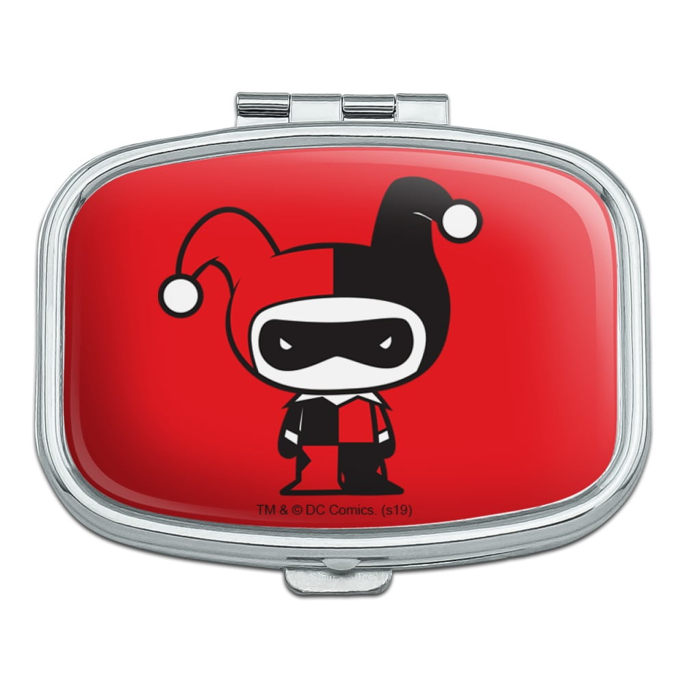 Harley Quinn Cute Chibi Character Rectangle Pill Case Trinket Gift Box ...