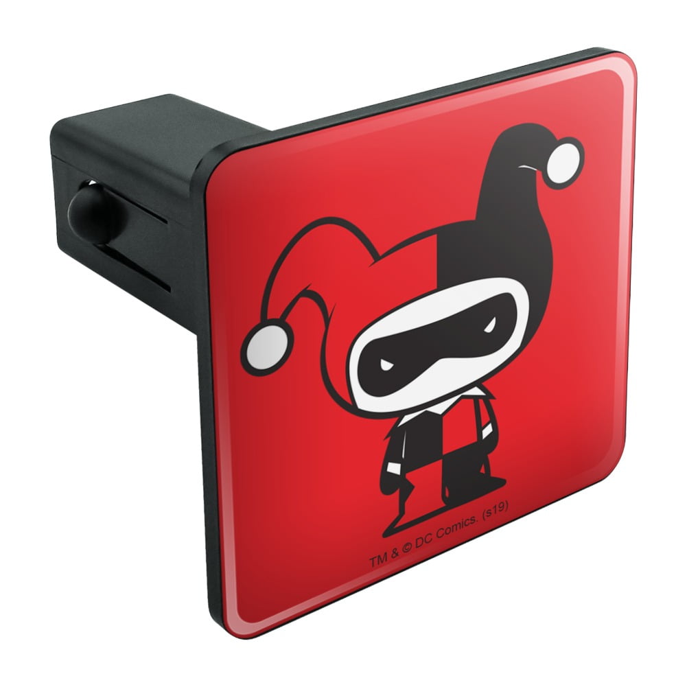 Harley Quinn Cute Chibi Character Tow Trailer Hitch Cover Plug Insert ...