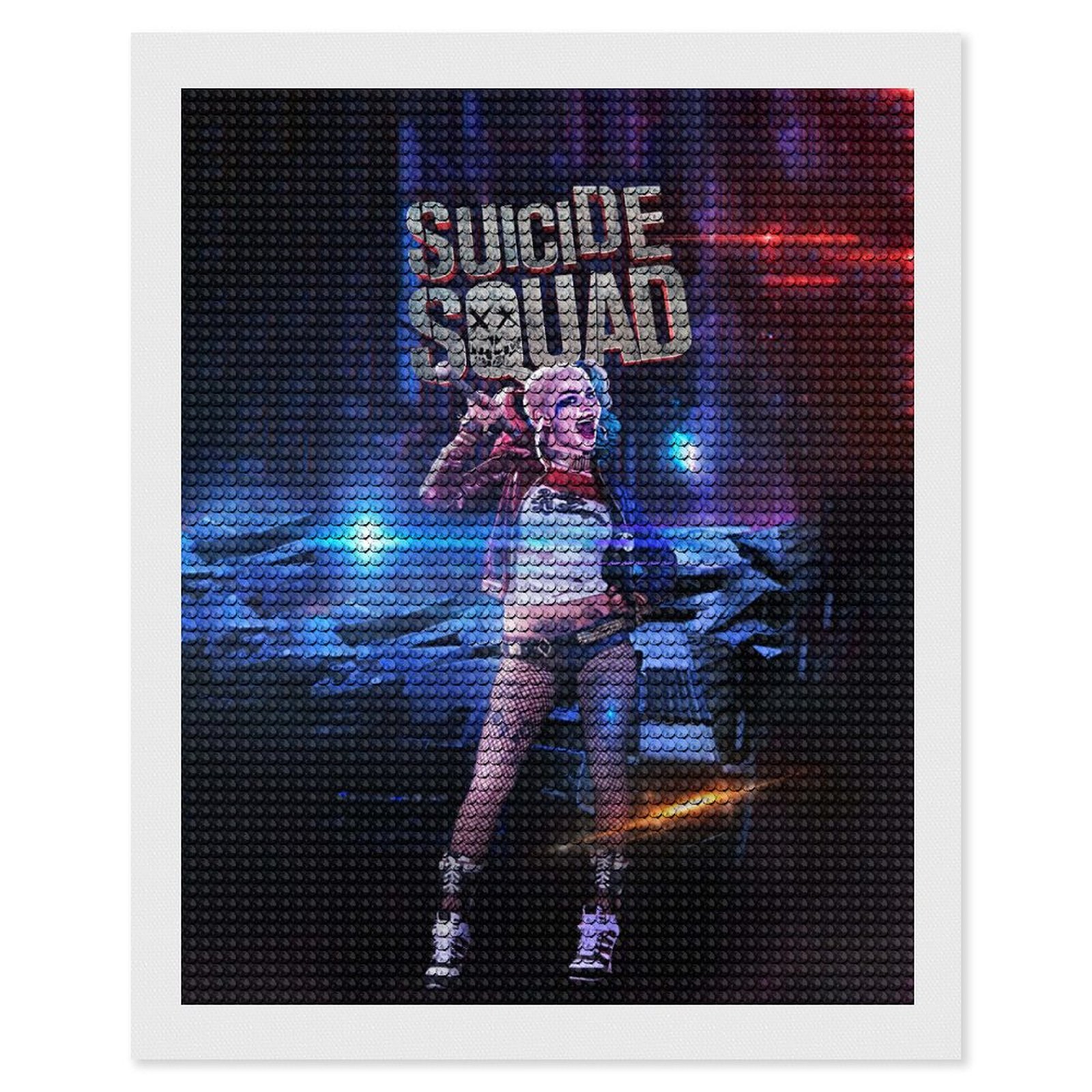 Harley Qu-in Diamond Art Kits DIY 5D Anime Painting by Number Kits Full ...