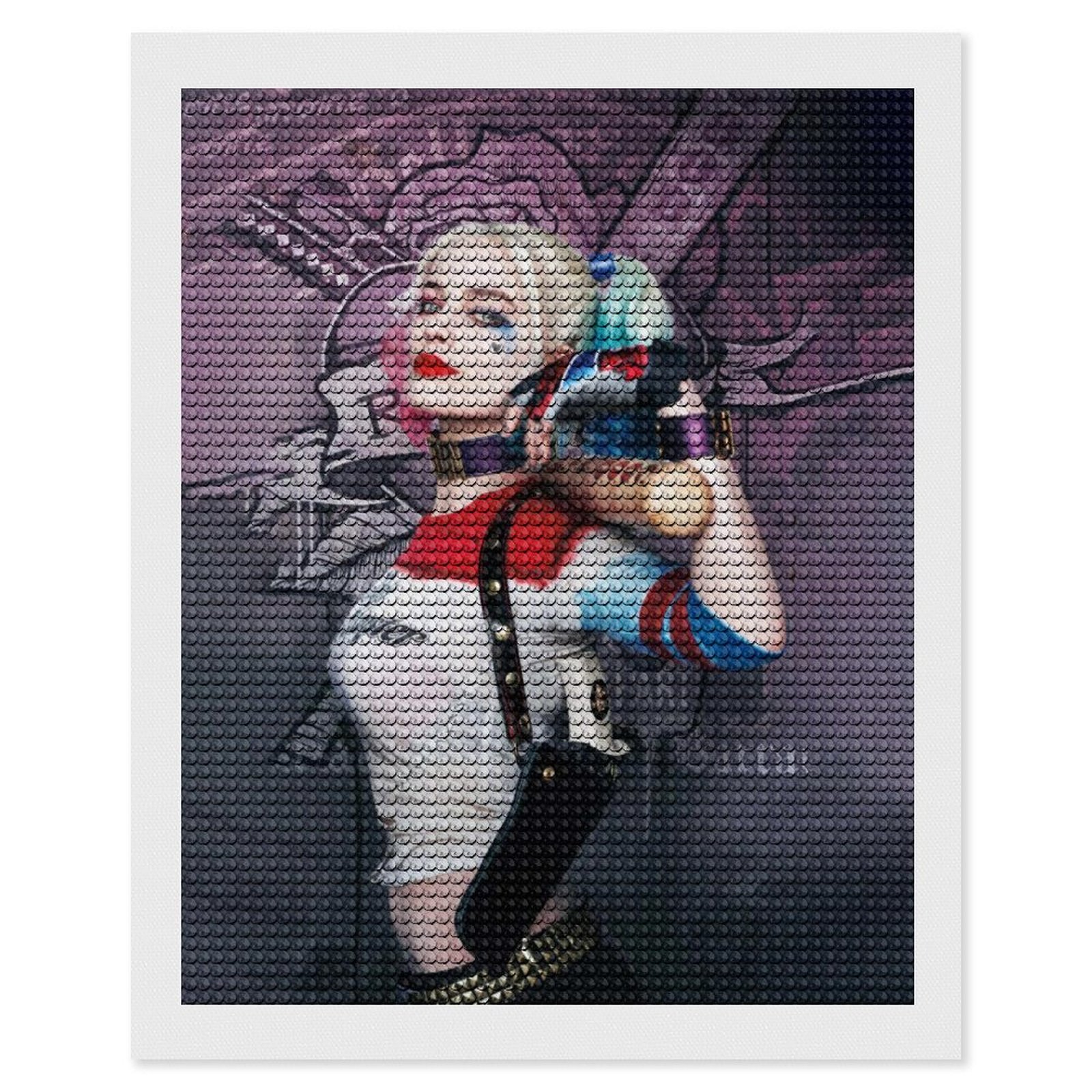 Harley Qu-in Diamond Art Kits DIY 5D Anime Painting by Number Kits Full ...