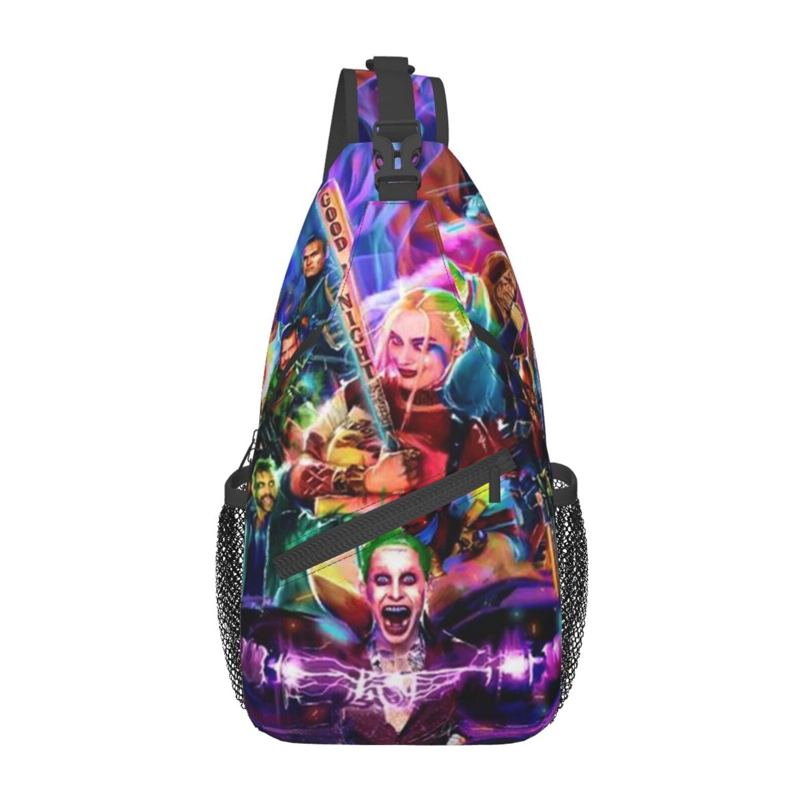 Harley Quinn Film Sling Bag Crossbody Backpack Chest Bags Diagonally ...