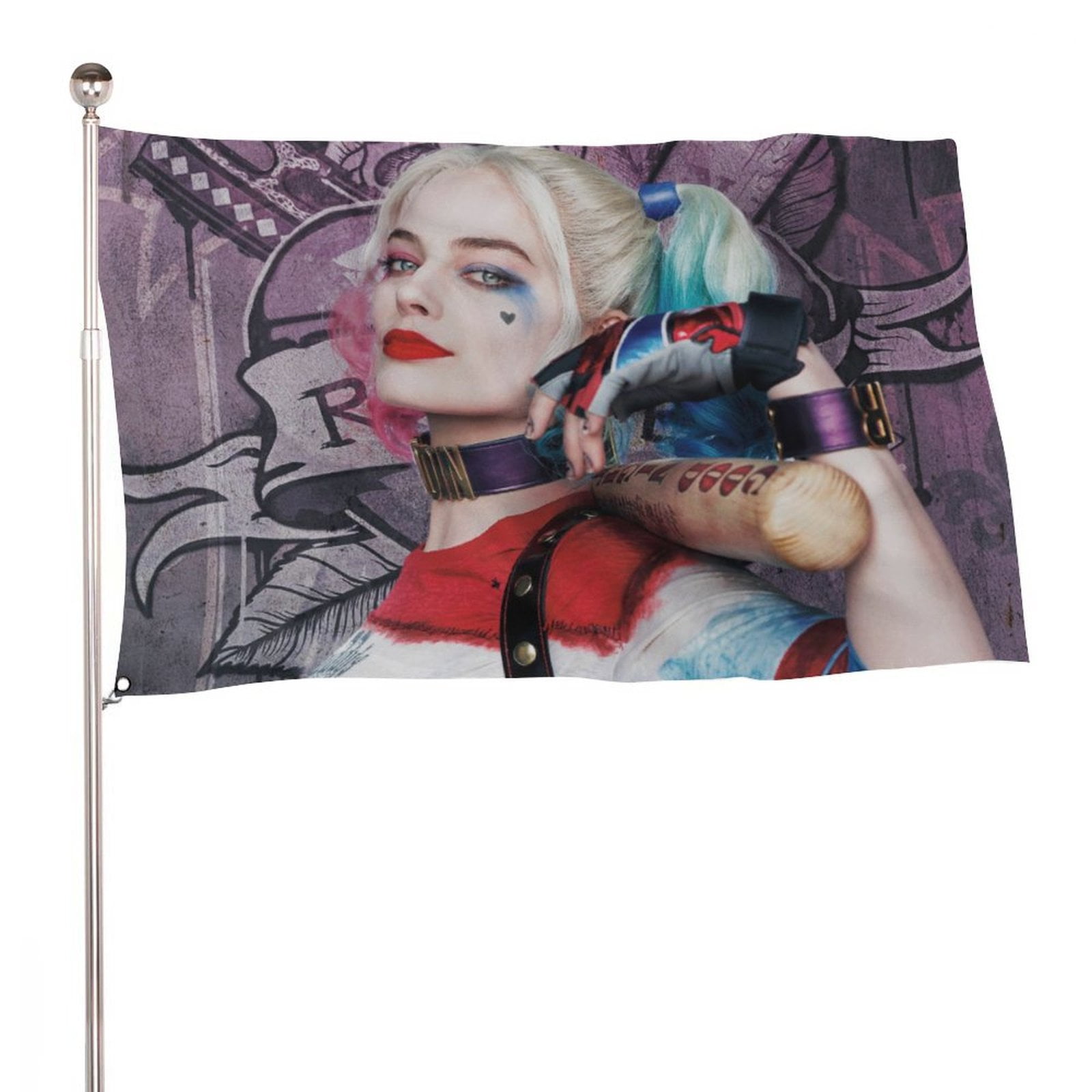 Harley Quinn Garden Banner - Double-Sided House Outdoor Flag for Yard ...