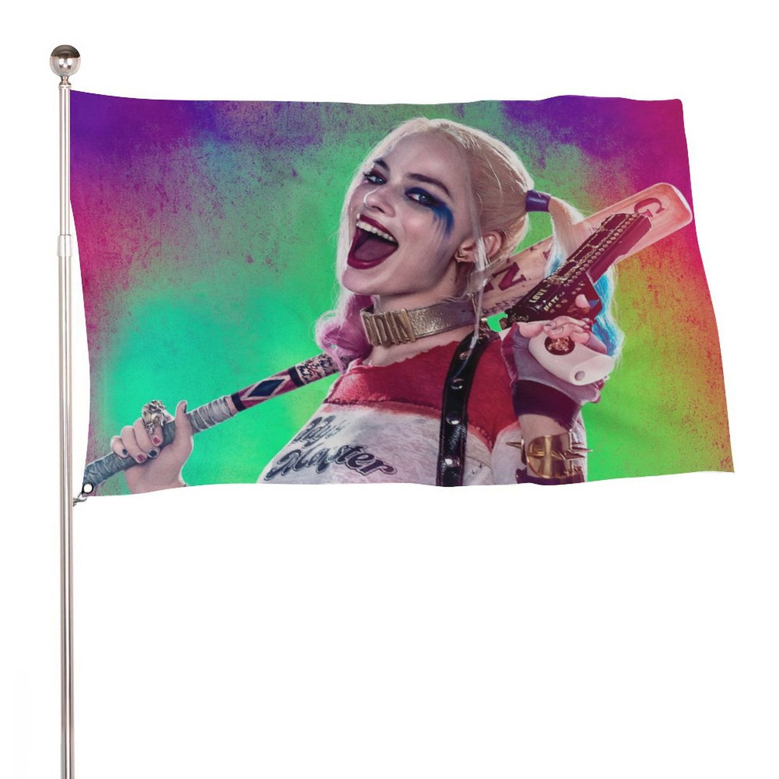 Harley Quinn Garden Banner - House Outdoor Flag for Yard And Lawn ...