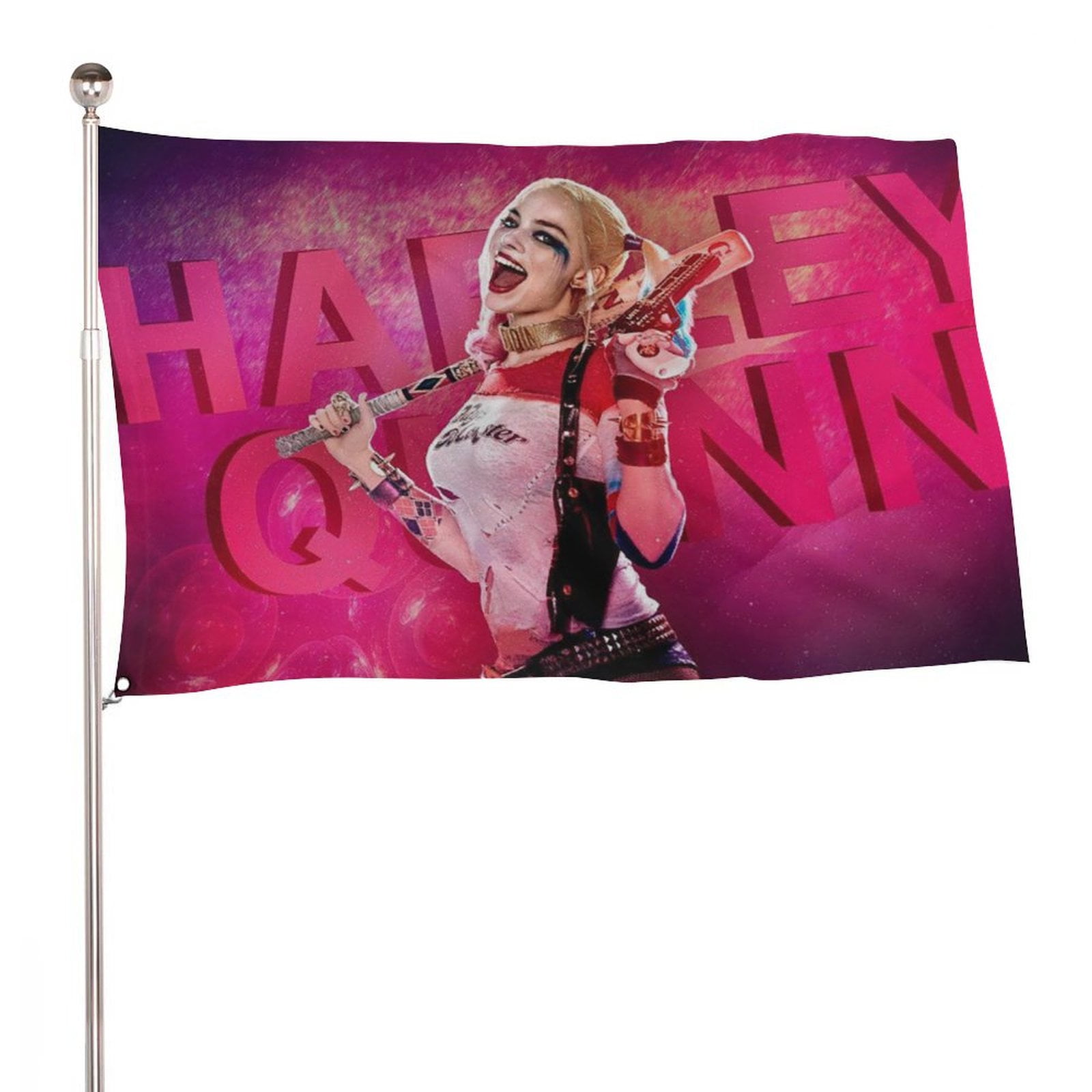 Harley Quinn Garden Banner - House Outdoor Flag for Yard And Lawn ...