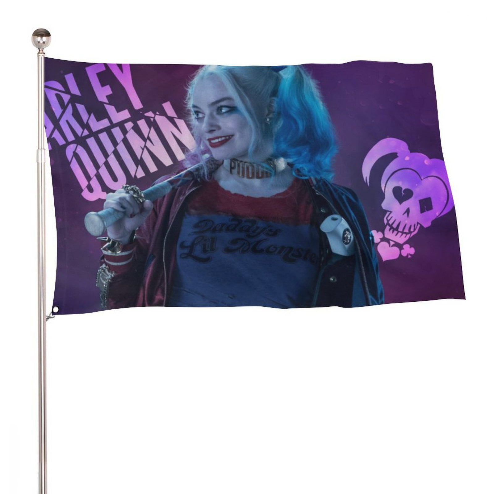 Harley Quinn Garden Banner - House Outdoor Flag for Yard And Lawn ...