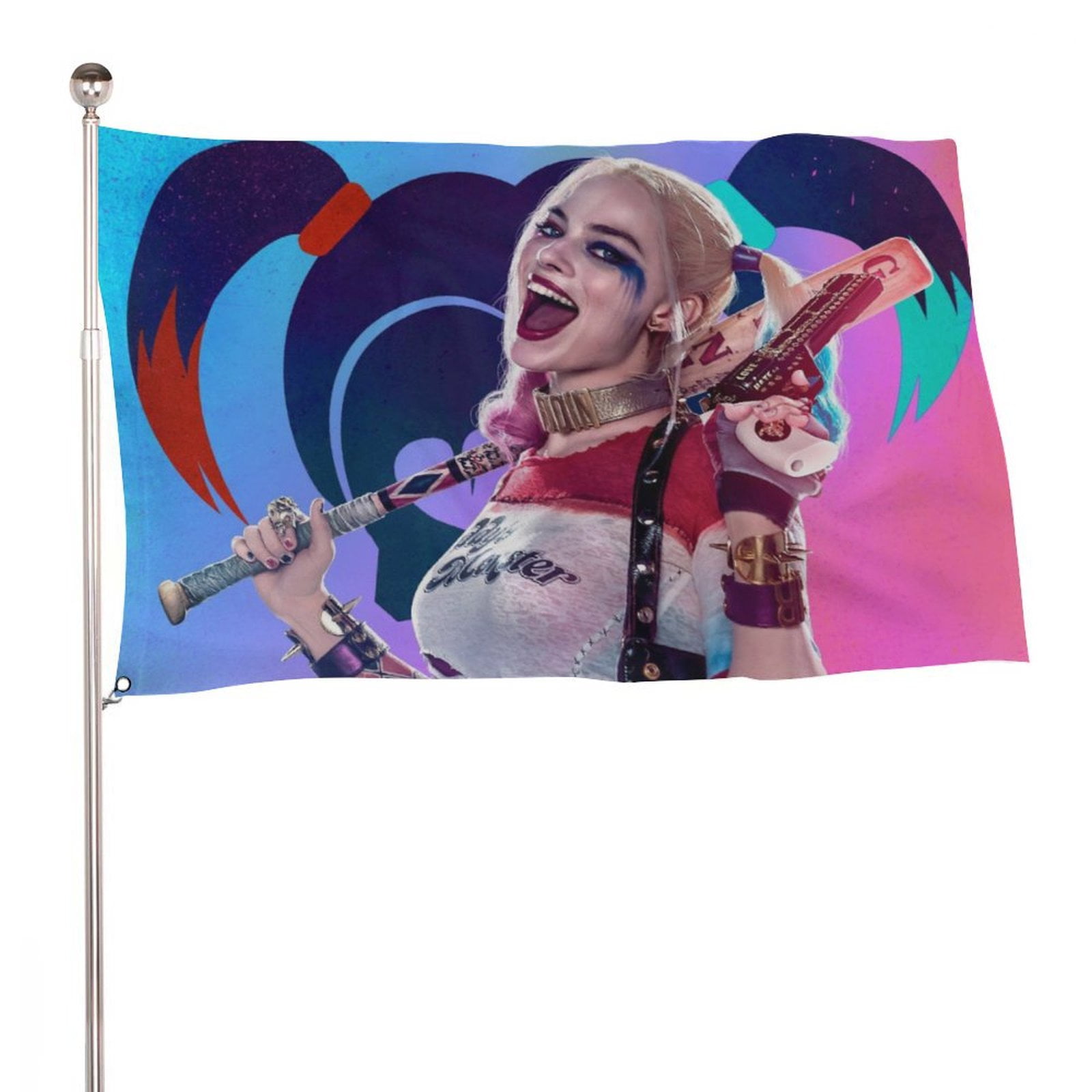 Harley Quinn Garden Banner - House Outdoor Flag for Yard And Lawn ...