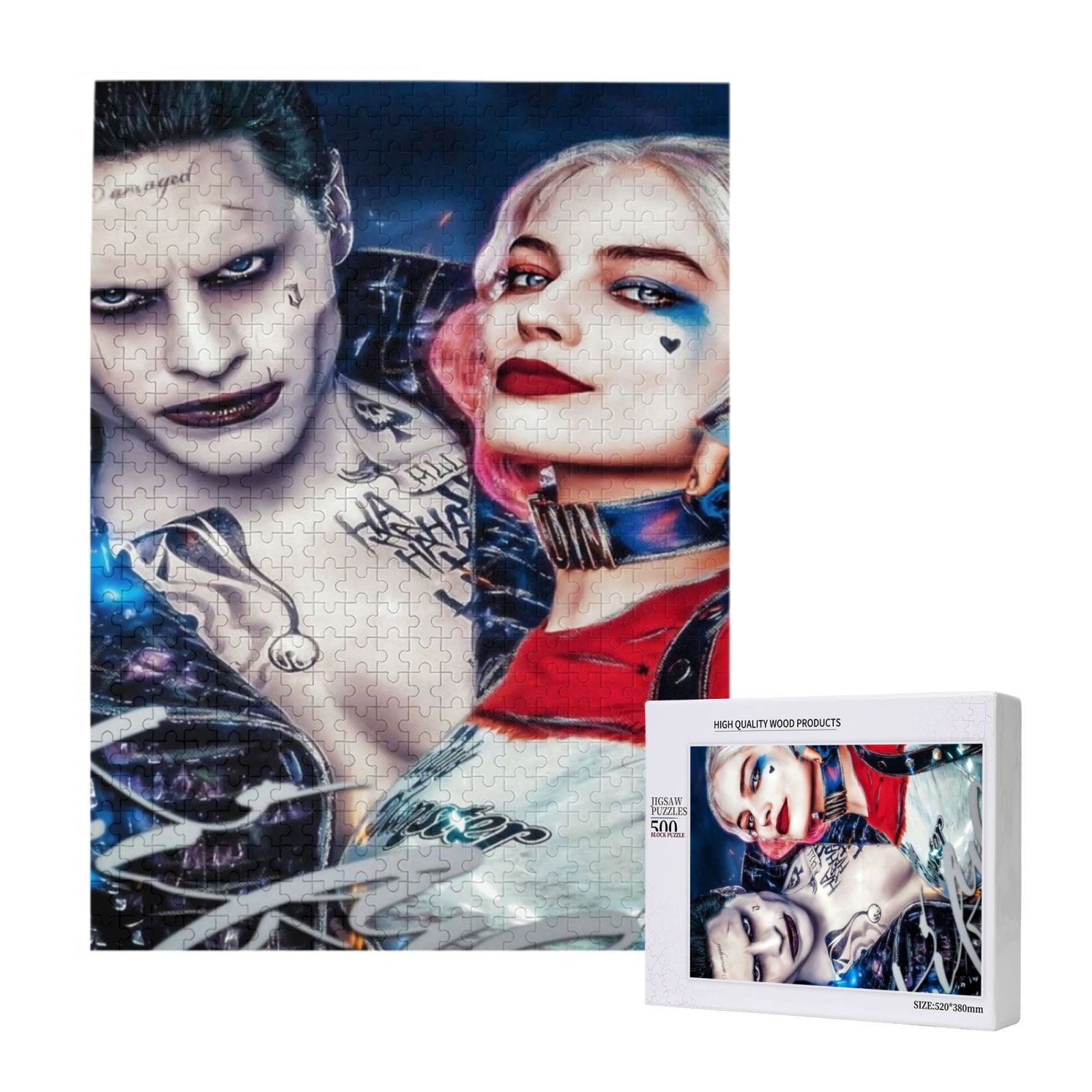 Harley Quinn Jigsaw Puzzle Interactive Brain Teaser Board Game for ...