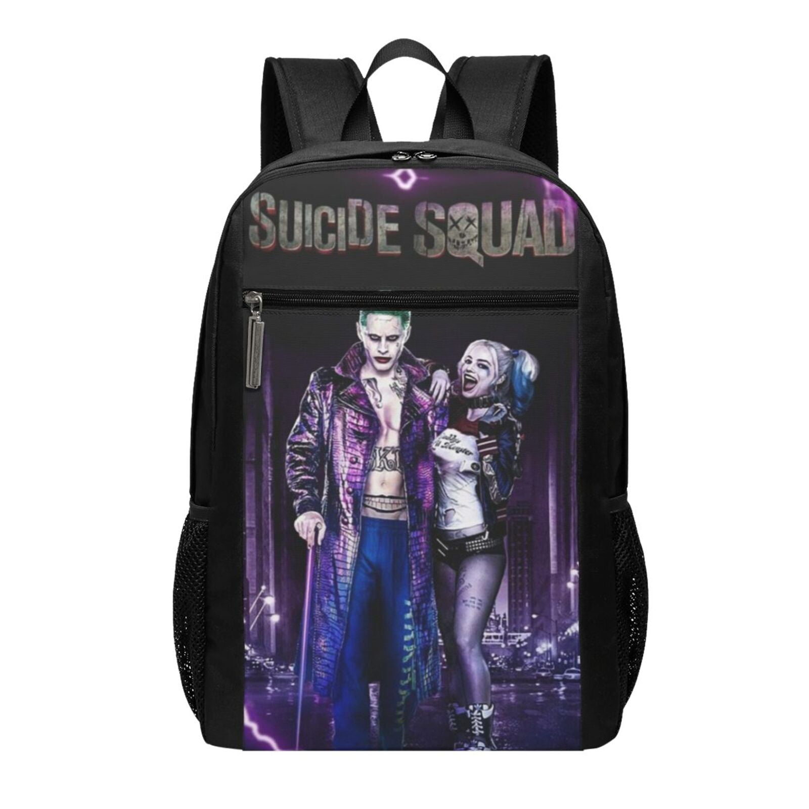 Harley Quinn Joker Animated Backpack Shoulders Daypack Student School ...