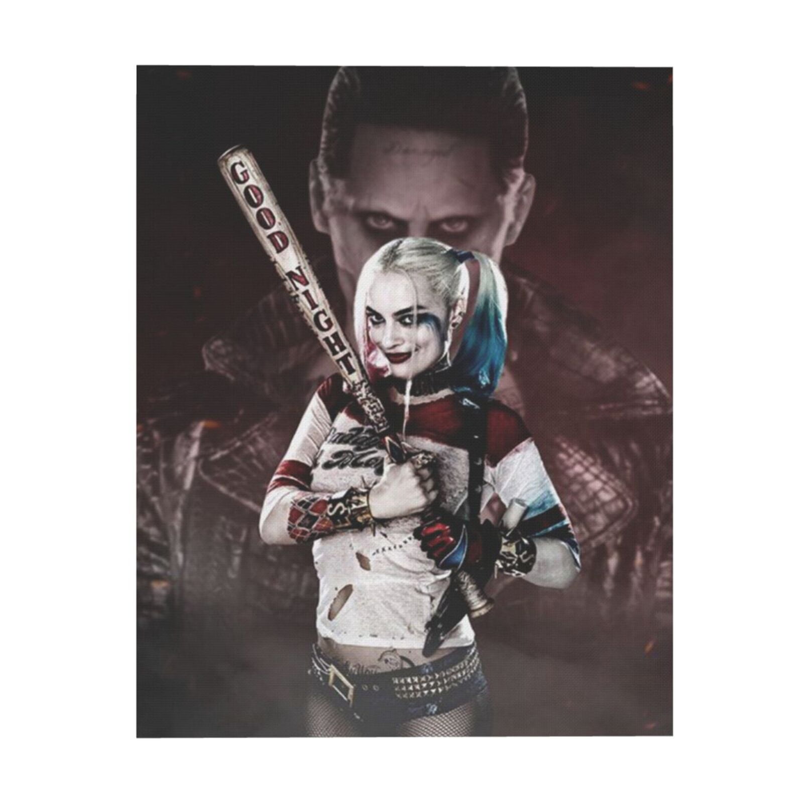Harley Quinn Joker Canvas Decorative Poster Art Picture Painting ...