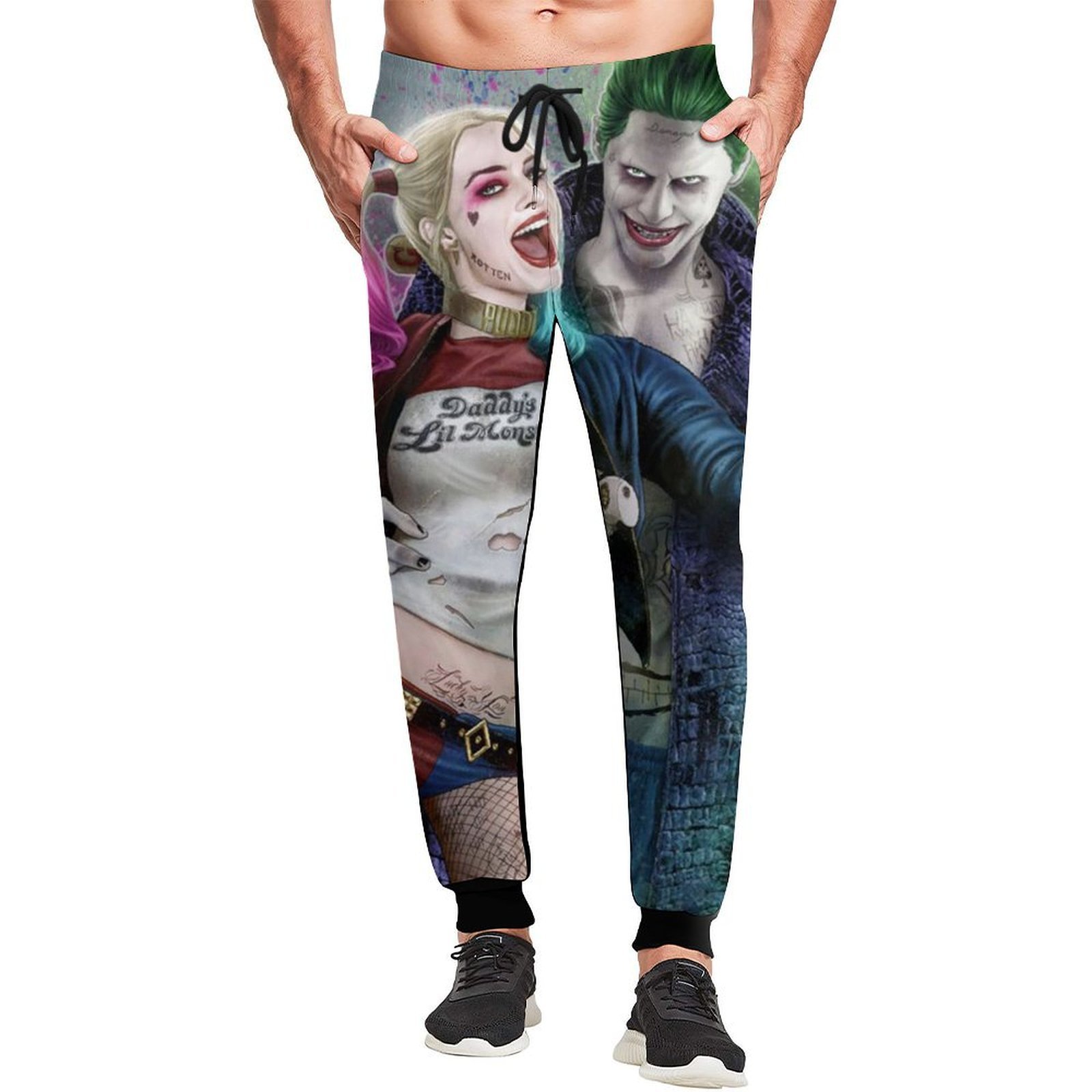 Harley Quinn Joker Film Men's Sweatpants 3D Printing Casual Joggers ...