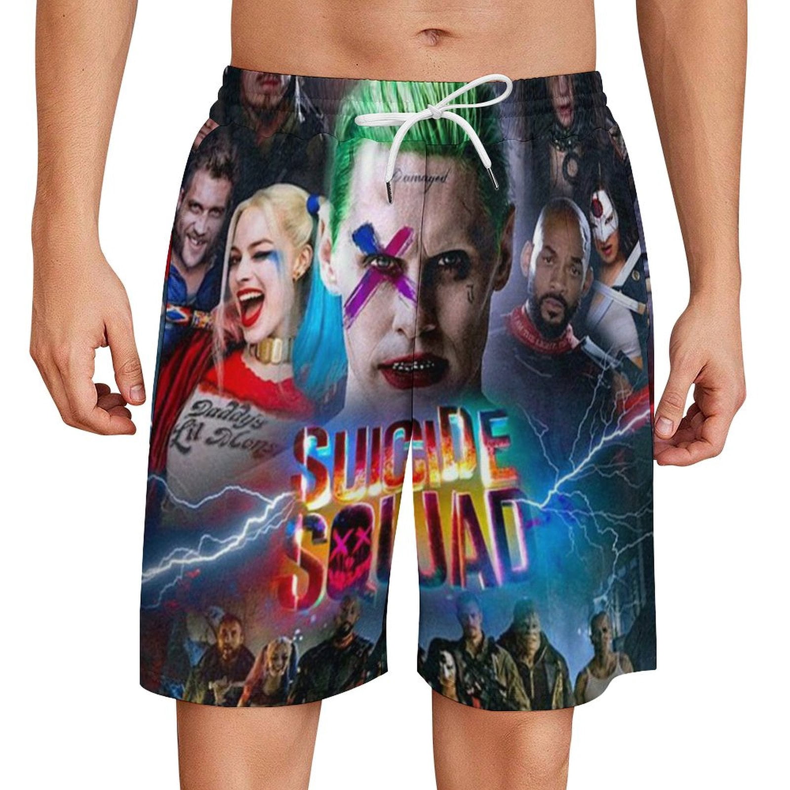 Harley Quinn Joker Film Short Sweatpants Summer Daily Cozy Lounge ...