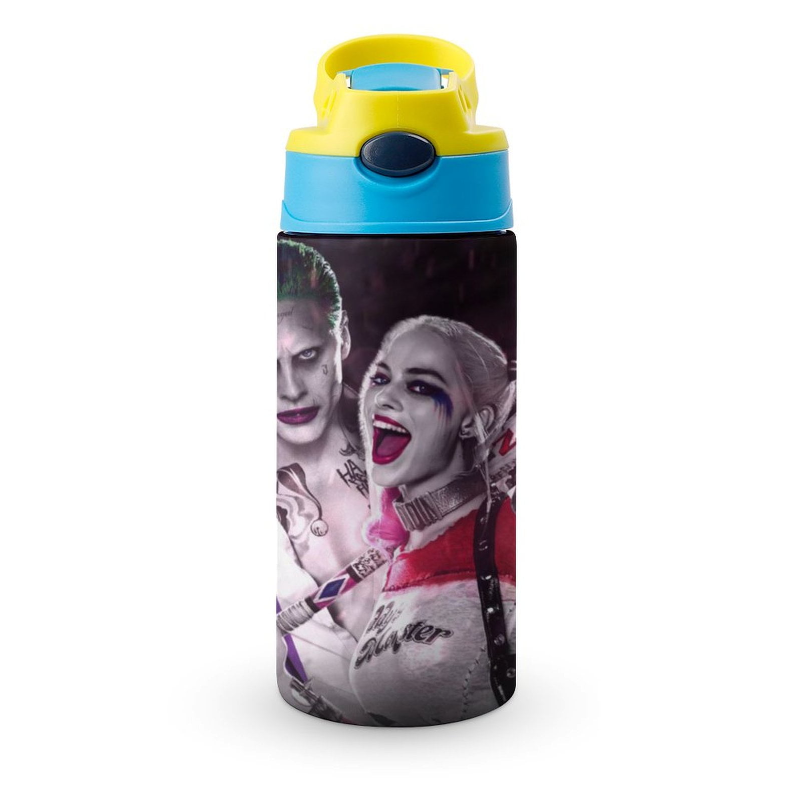 Harley Quinn Joker Insulated Stainless Steel Water Bottle with Straw ...