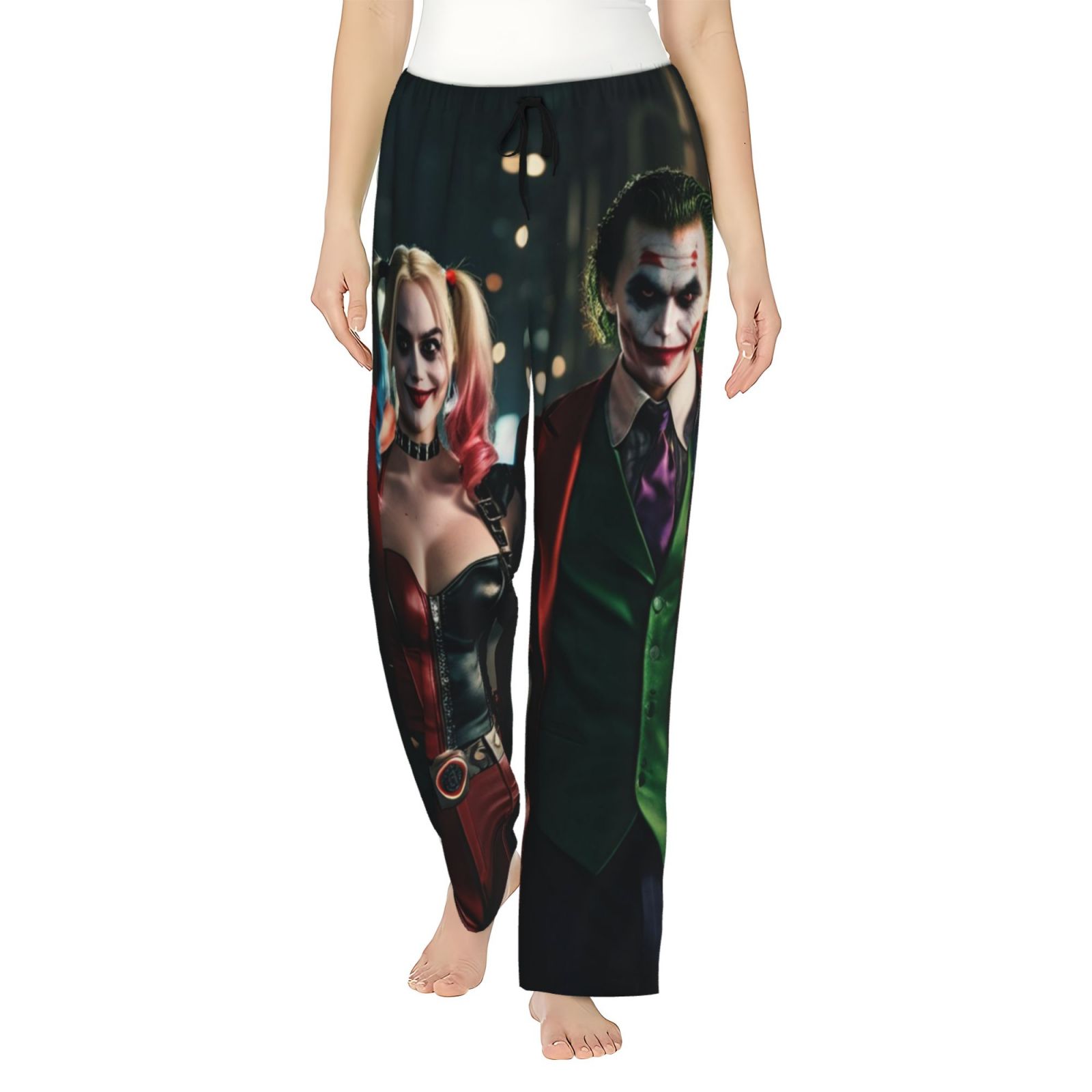 Harley Quinn Joker Movie Women's Pajama Pants With Pockets Lounge Daily ...