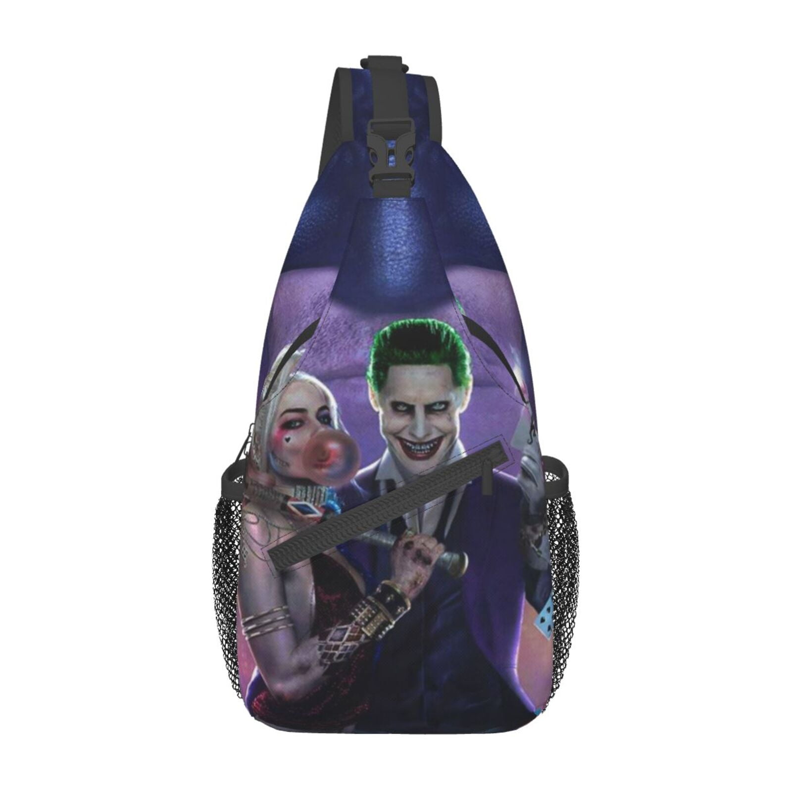 Harley Quinn Joker Poster Sling Bag Crossbody Backpack Chest Bags ...
