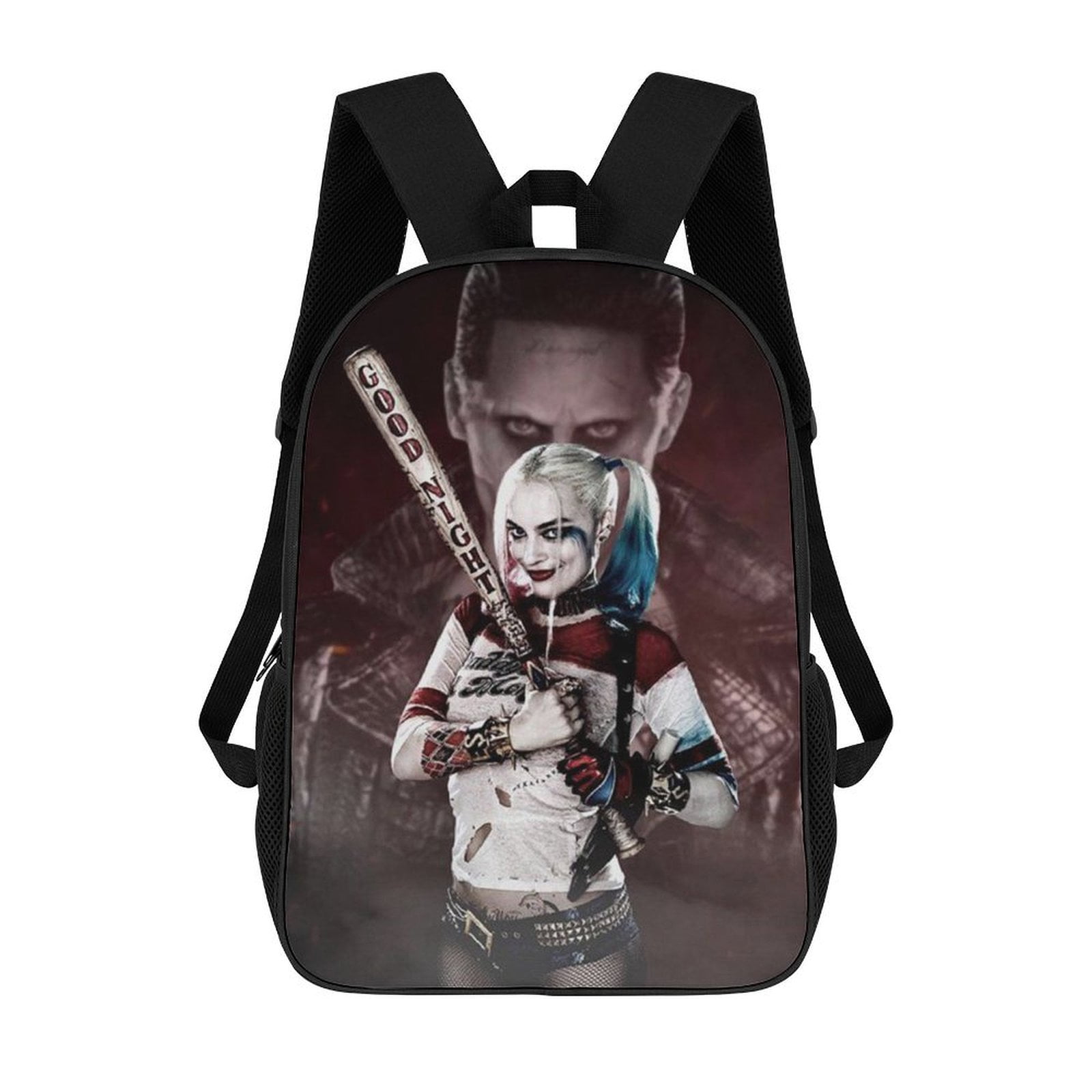 Harley Quinn Joker School Bag Laptop Backpack Casual Shoulders Daypack ...