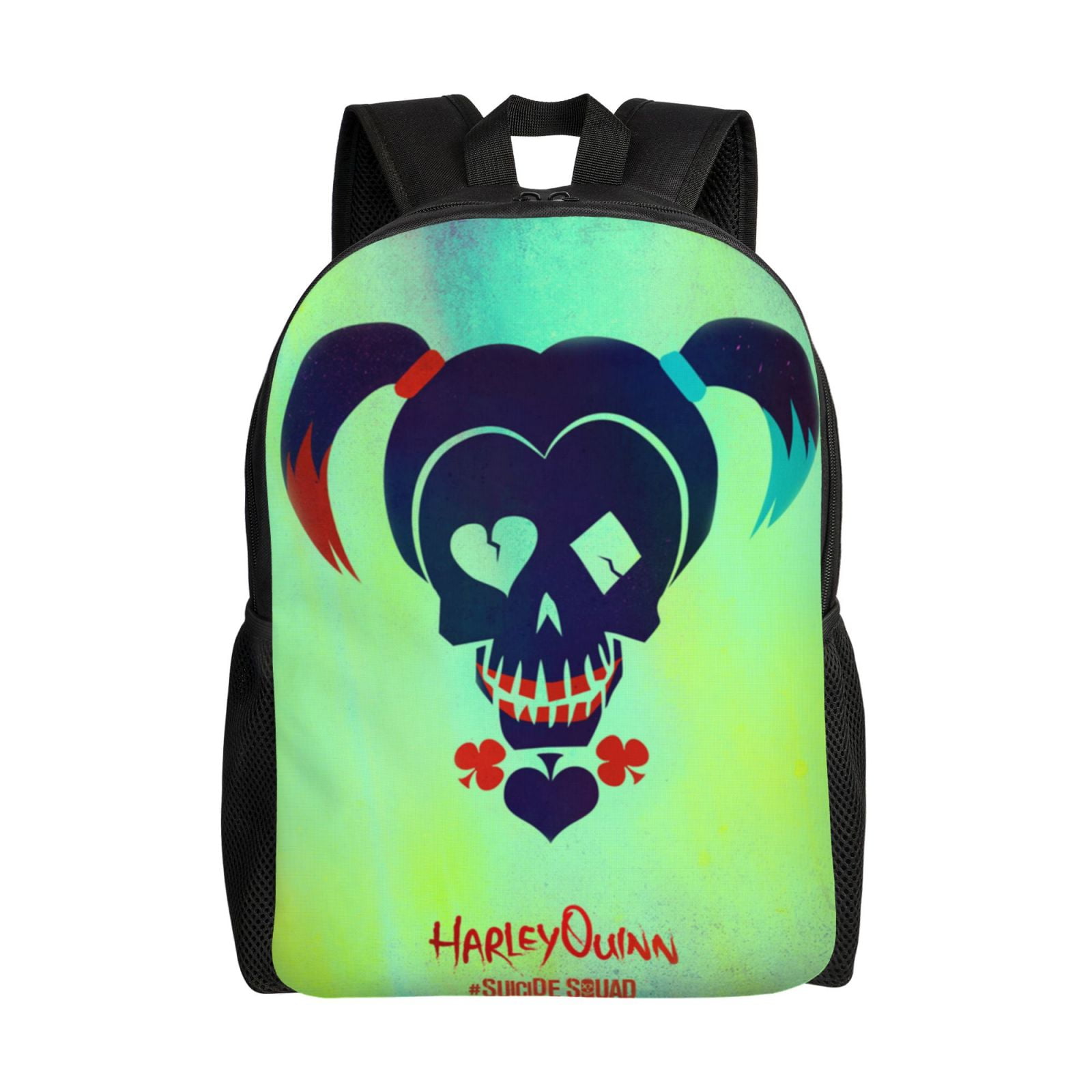 Harley Quinn Logo Backpack Lightweight Unisex Basic Daypack Bookbag ...