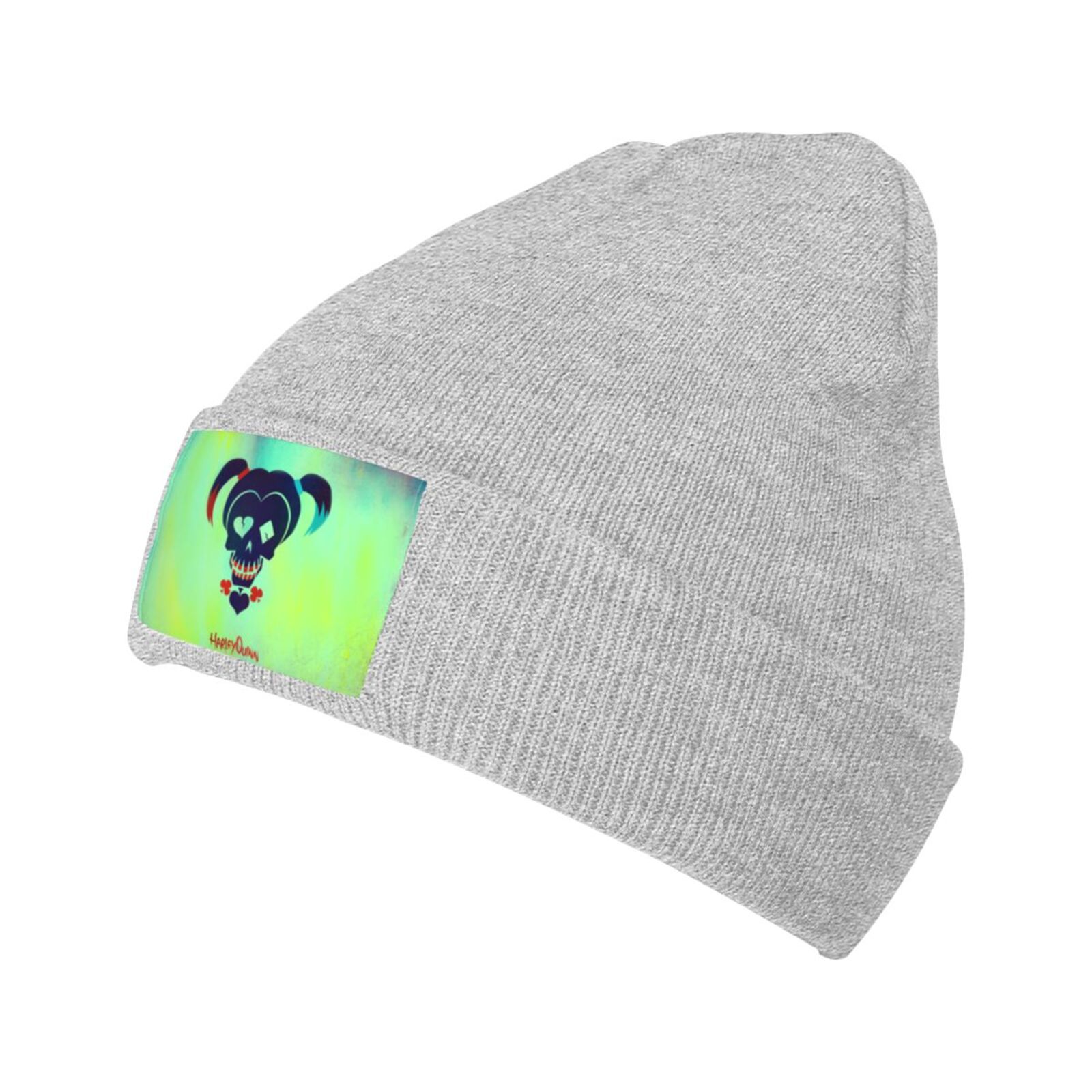 Harley Quinn Logo Stretchable Knitted Beanie Hat Unisex Hat Daily ...