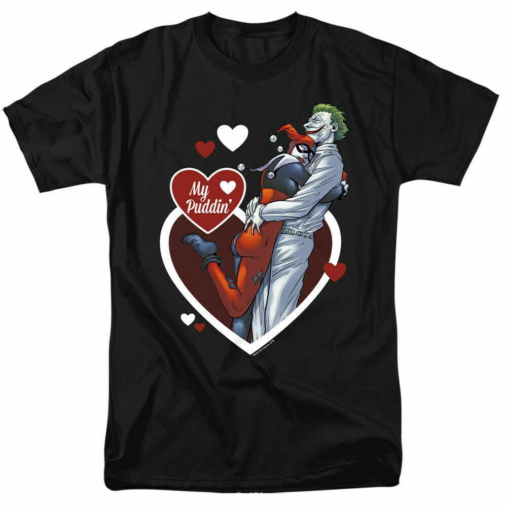 Harley Quinn My Puddin T Shirt Licensed Comic Book Tee Black - Walmart.com