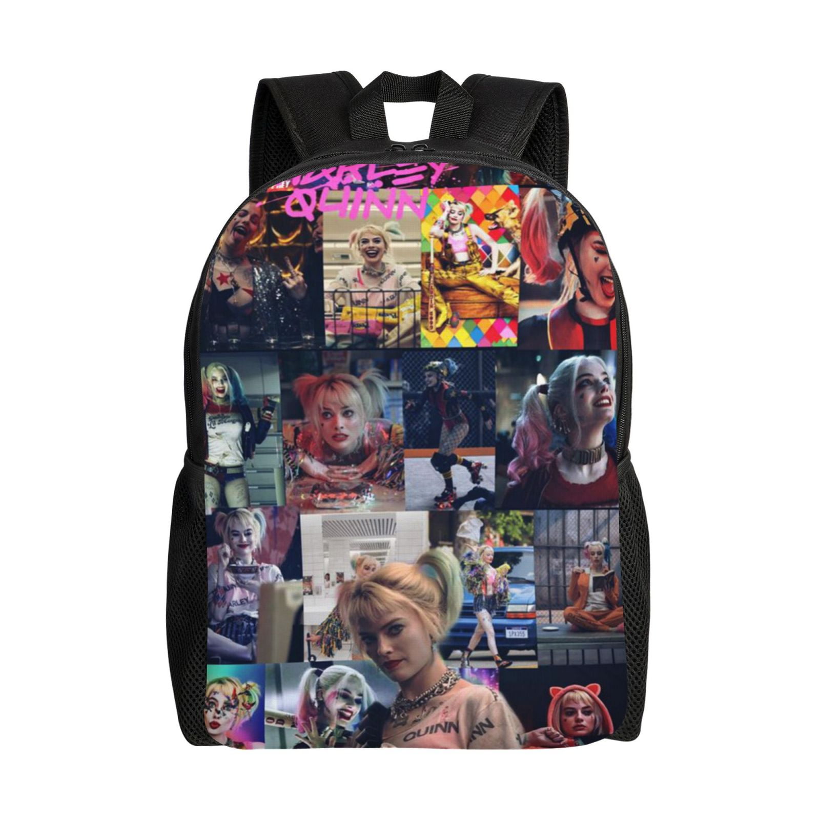 Harley Quinn Pattern Backpack Lightweight Unisex Basic Daypack Bookbag ...