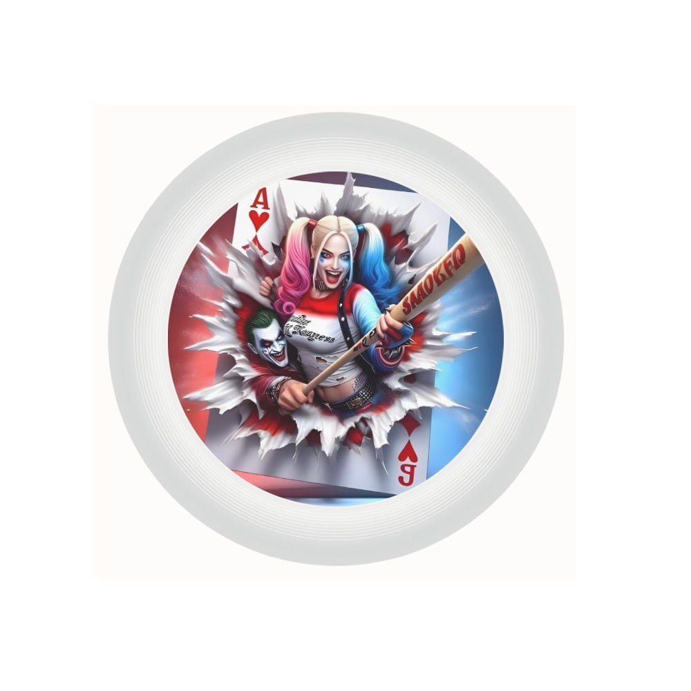 Harley Quinn Patterned Frisby Slip Resistant And Stable Throw With A ...