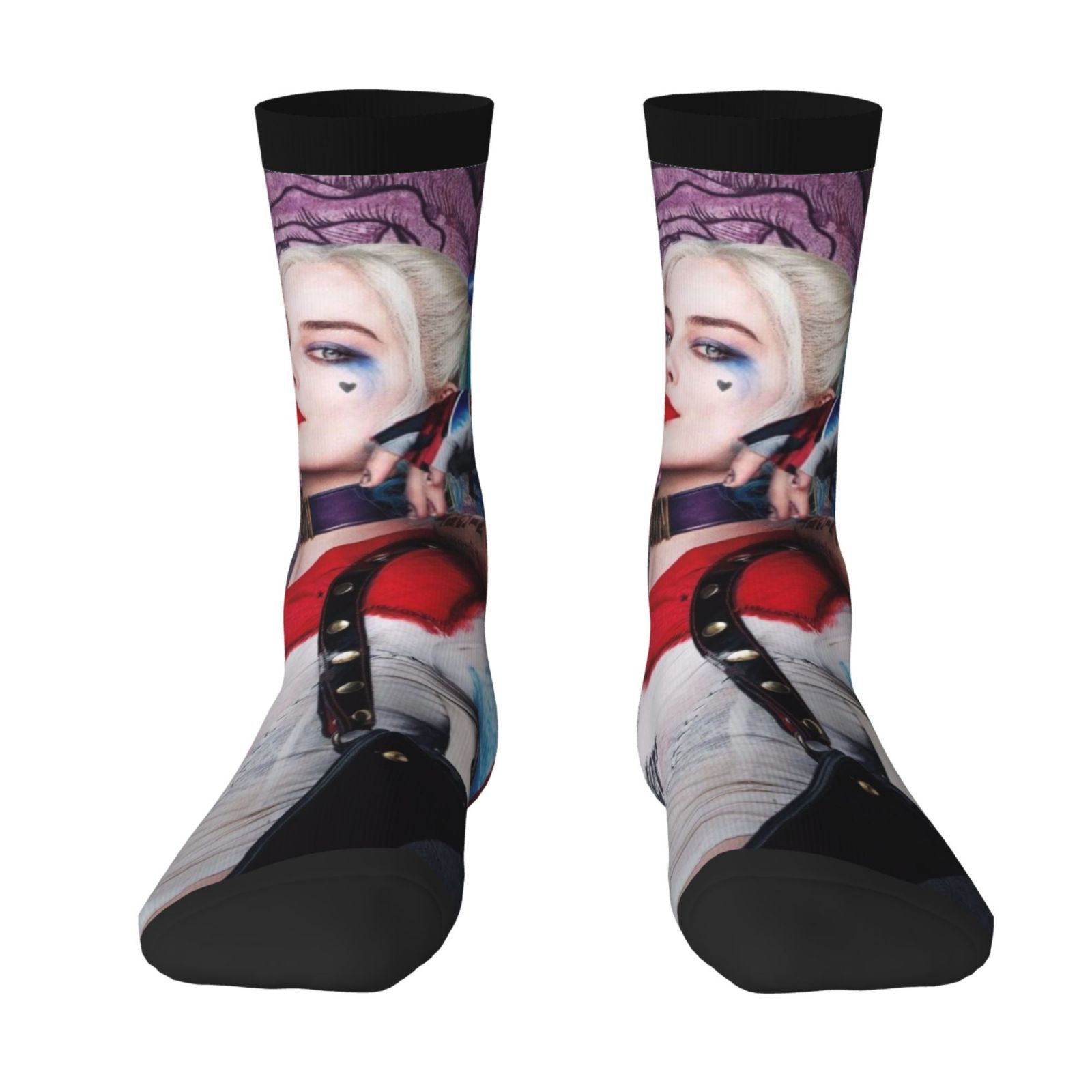 Harley Quinn Poster Adult Socks Breathable Cozy Soft Crew Socks Novelty ...