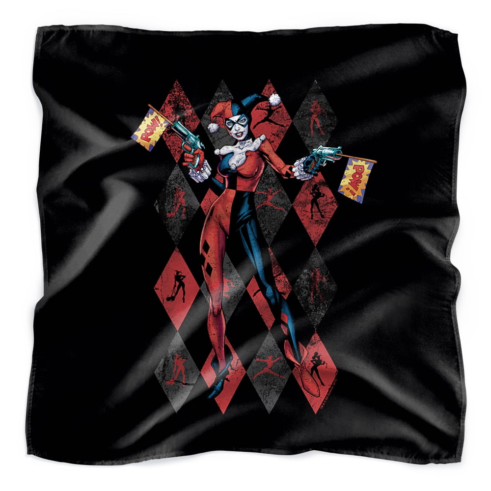 Harley Quinn Pow Pow Bandana (21 in x 21 in) - Walmart.com