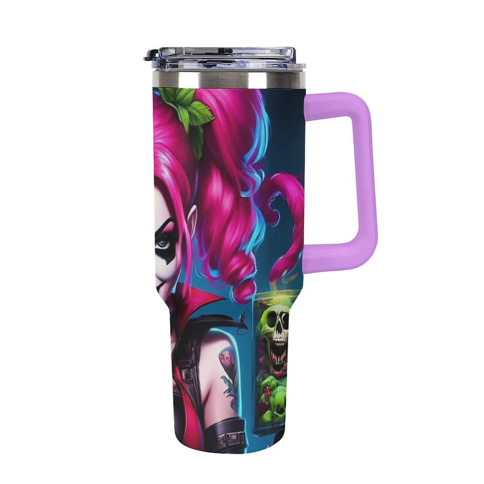 Harley Quinn Stainless Steel Straw Large Capacity Car Cup Commuter ...