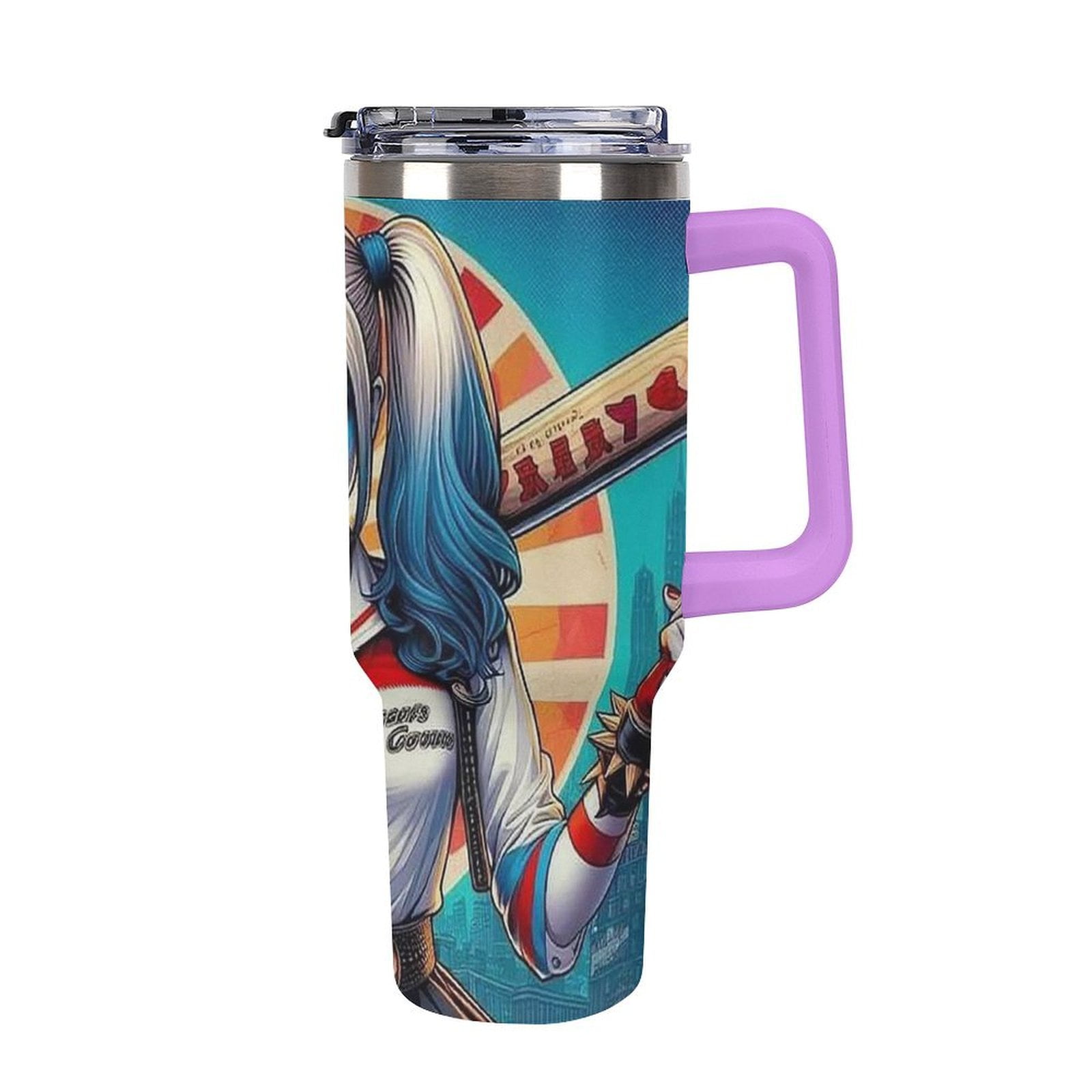 Harley Quinn Stainless Steel Straw Large Capacity Car Cup Commuter ...