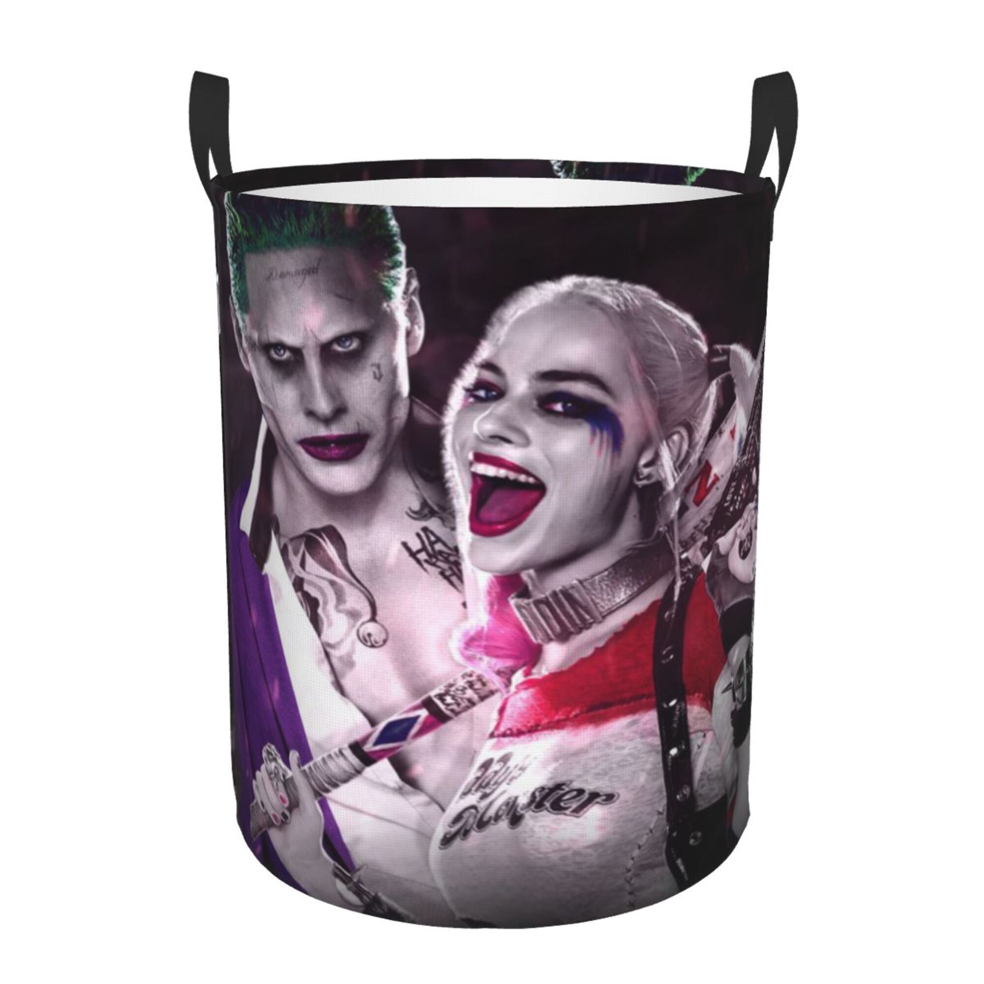 Harley Quinn Storage Basket Laundry Hamper Collapsible Round Storage ...
