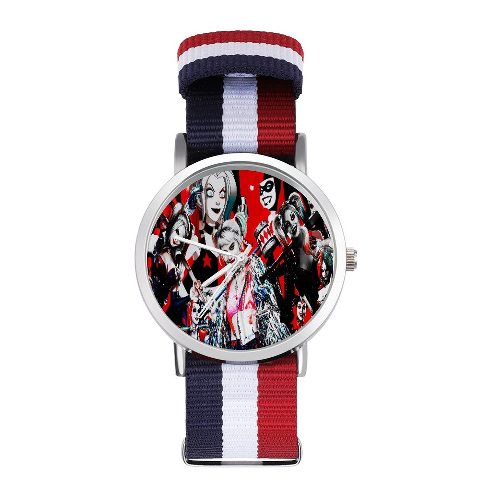 Harley-Quinn Watches Boho Hippie Large Surface Adjustable Braided Loop ...