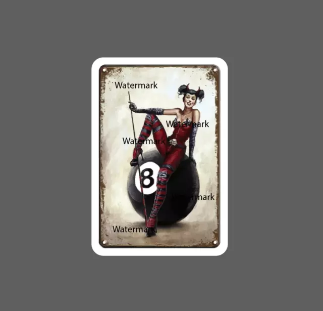 Harley Sticker 8 Ball Pool Billiards Sticker Phone Decal Water Bottle ...