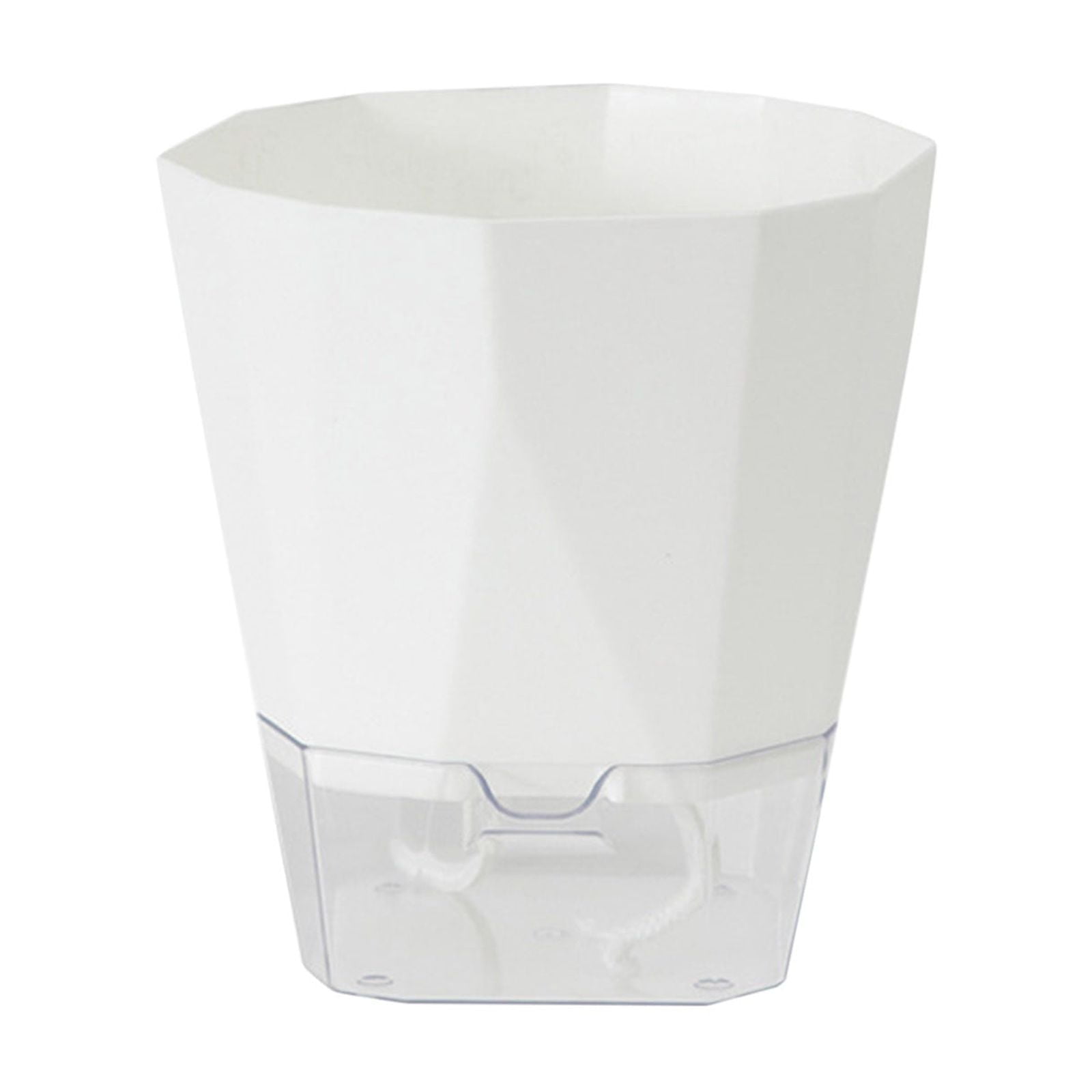 Harlier 10.4 Inch Transparent Plant Pots, Self Watering Flower pots ...