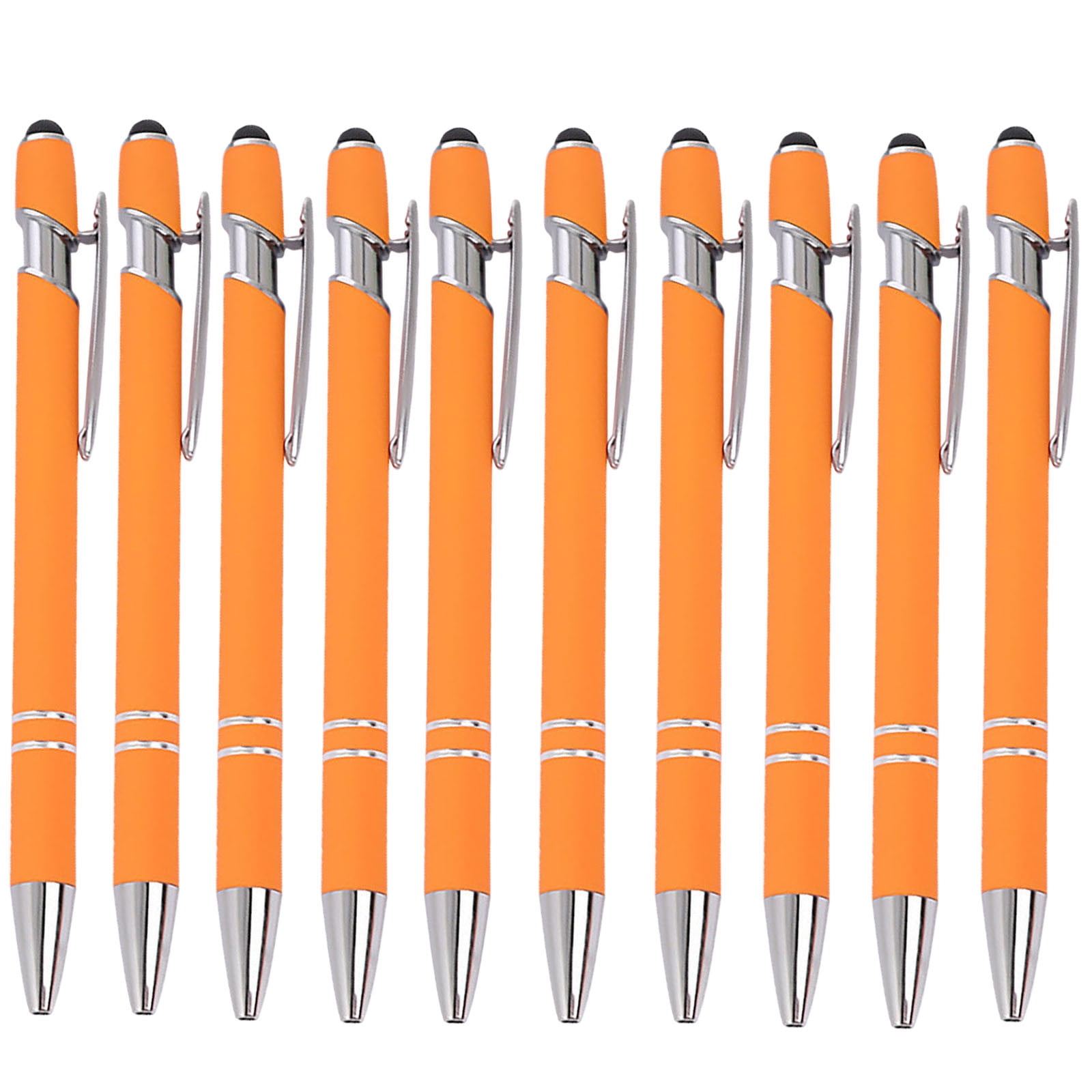 Harlier 10 Pieces Ballpoint Pens, Personalized Retractable Writing Pens ...