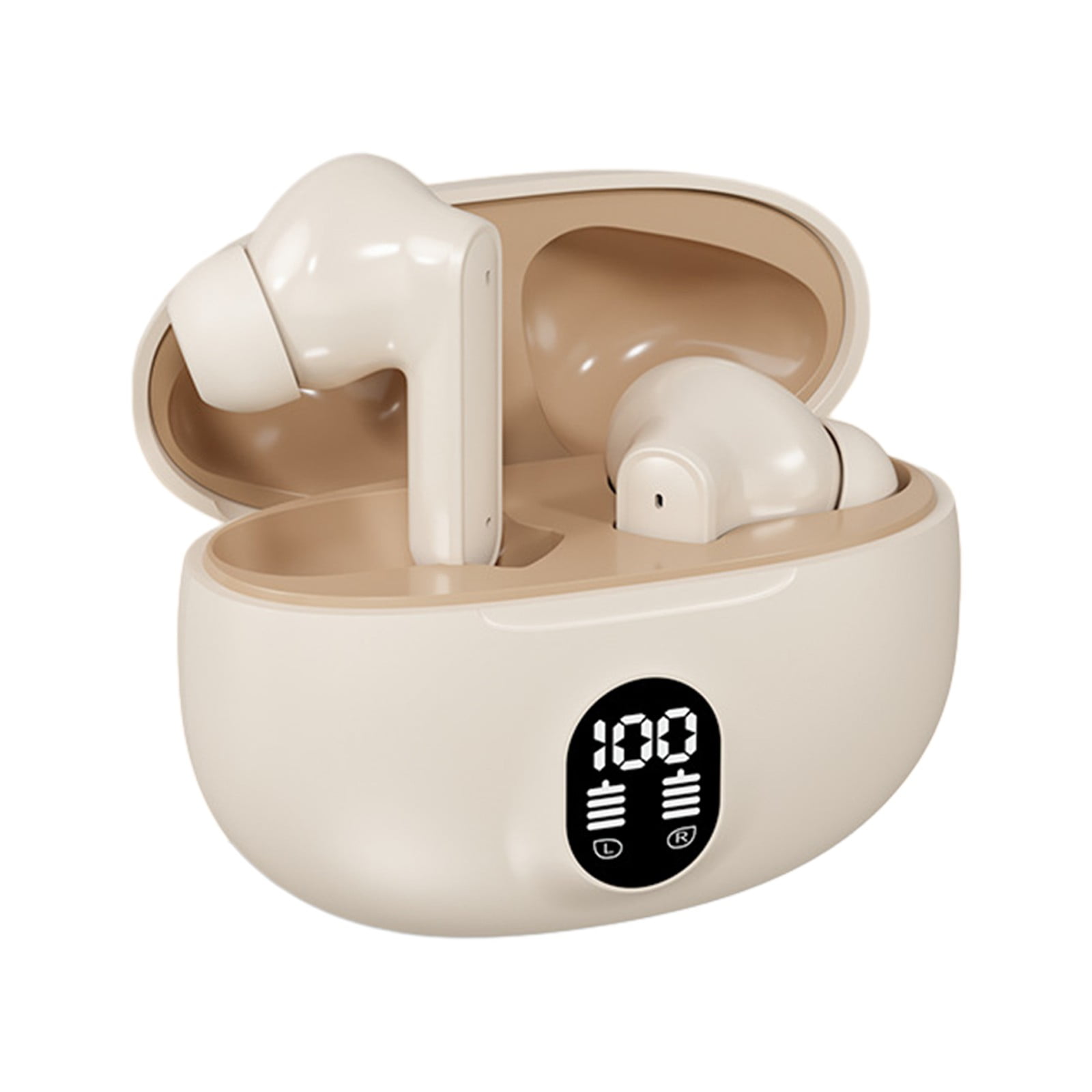 Harlier Bluetooth Headphones, True Wireless Earbuds 40H Playback LED ...
