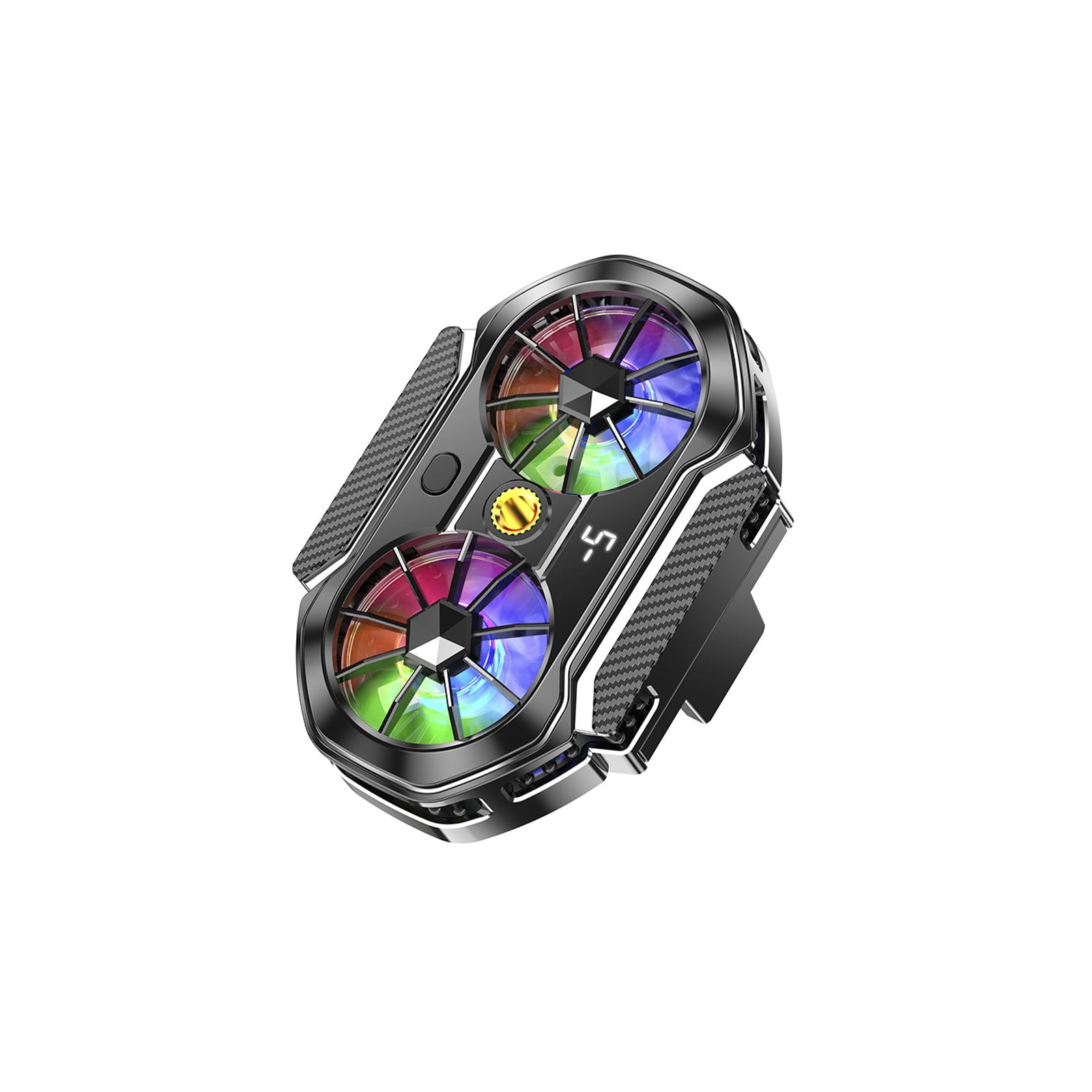 Harlier Cell Phone Cooler, RGB Dual Semi-Conductor Cooling Fan ...