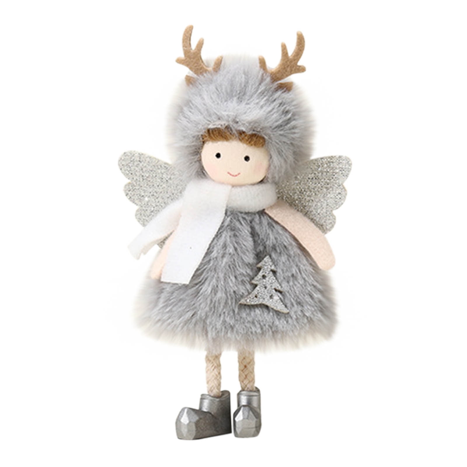 Harlier Christmas Tree Plush Doll Ornament, 5.9 Inch Christmas Angel ...
