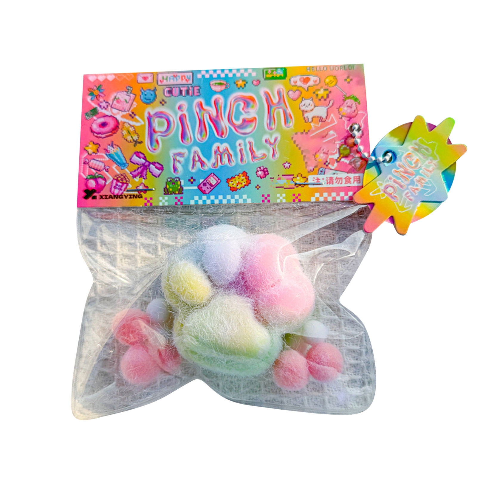 Harlier Cute Soft Cat Paw Squeeze Toys, 2024 Upgrade Squishy Cat Paw ...