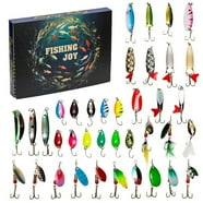 Mystery Tackle Box 8 Days of Salt Fishing Lures Holiday Advent Calendar ...