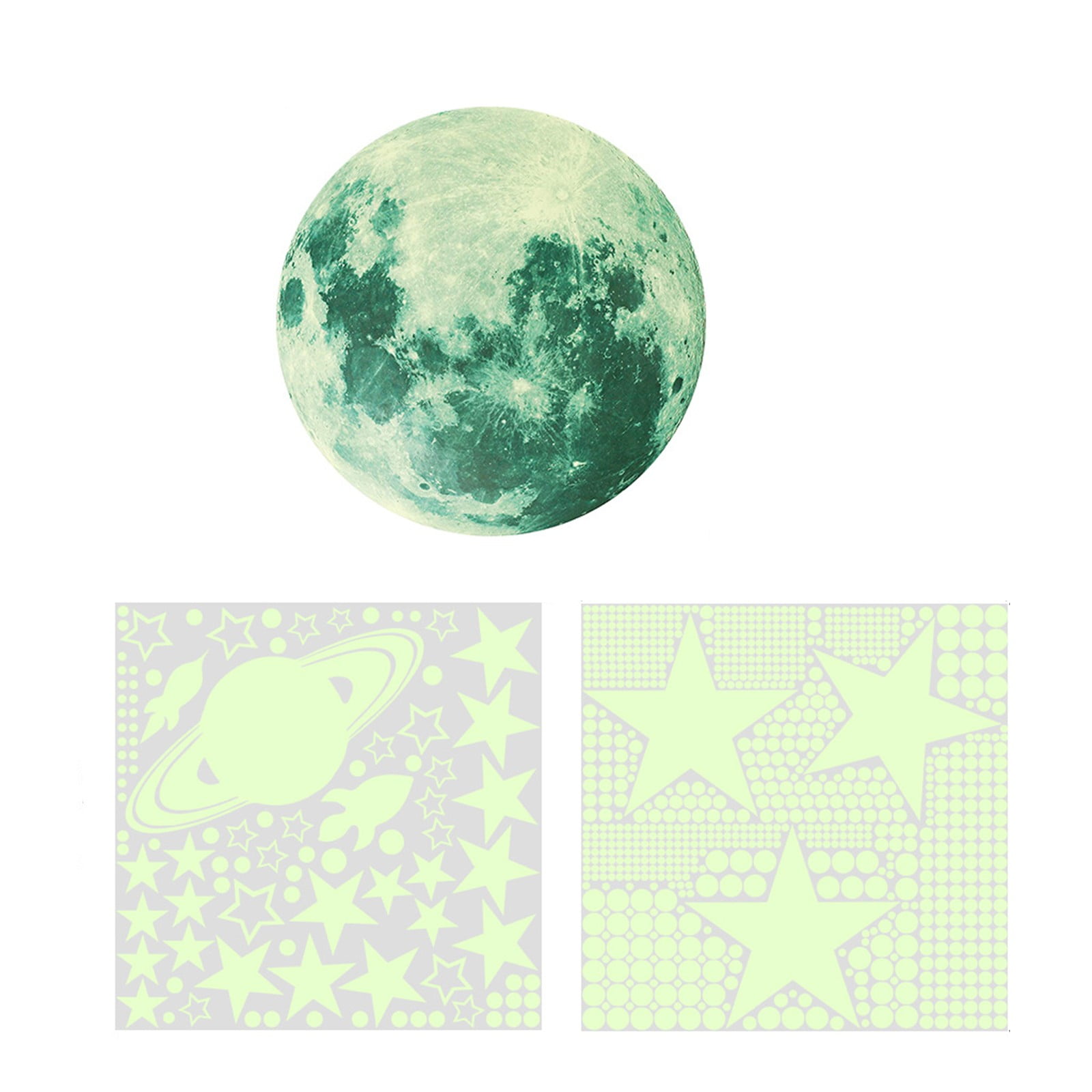 Harlier Glow in The Dark Stars, Glow Stars Stickers for Ceiling, Self ...