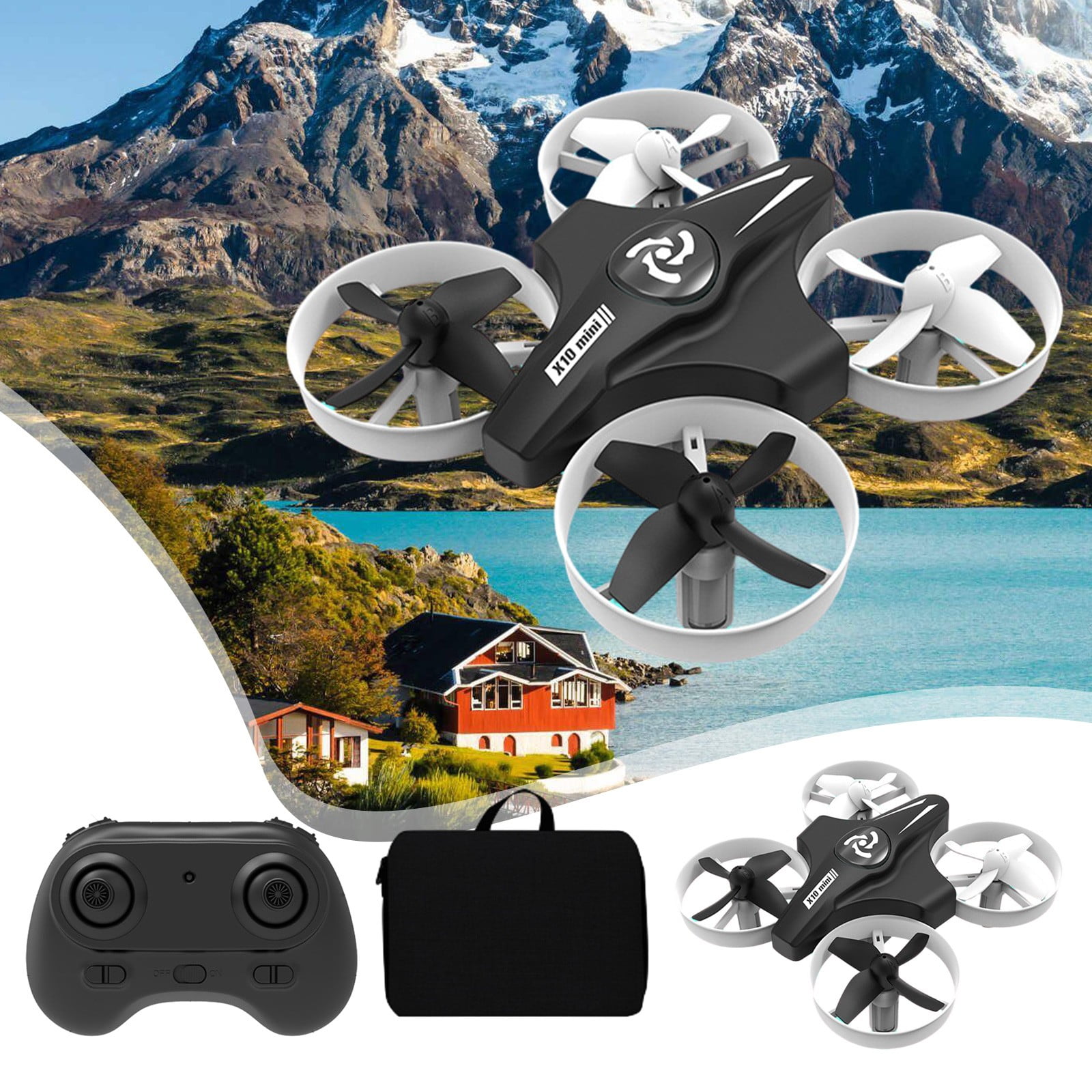 Harlier Mini Drones for Kids, Small RC Drone Quadcopter with 2-In-1 ...