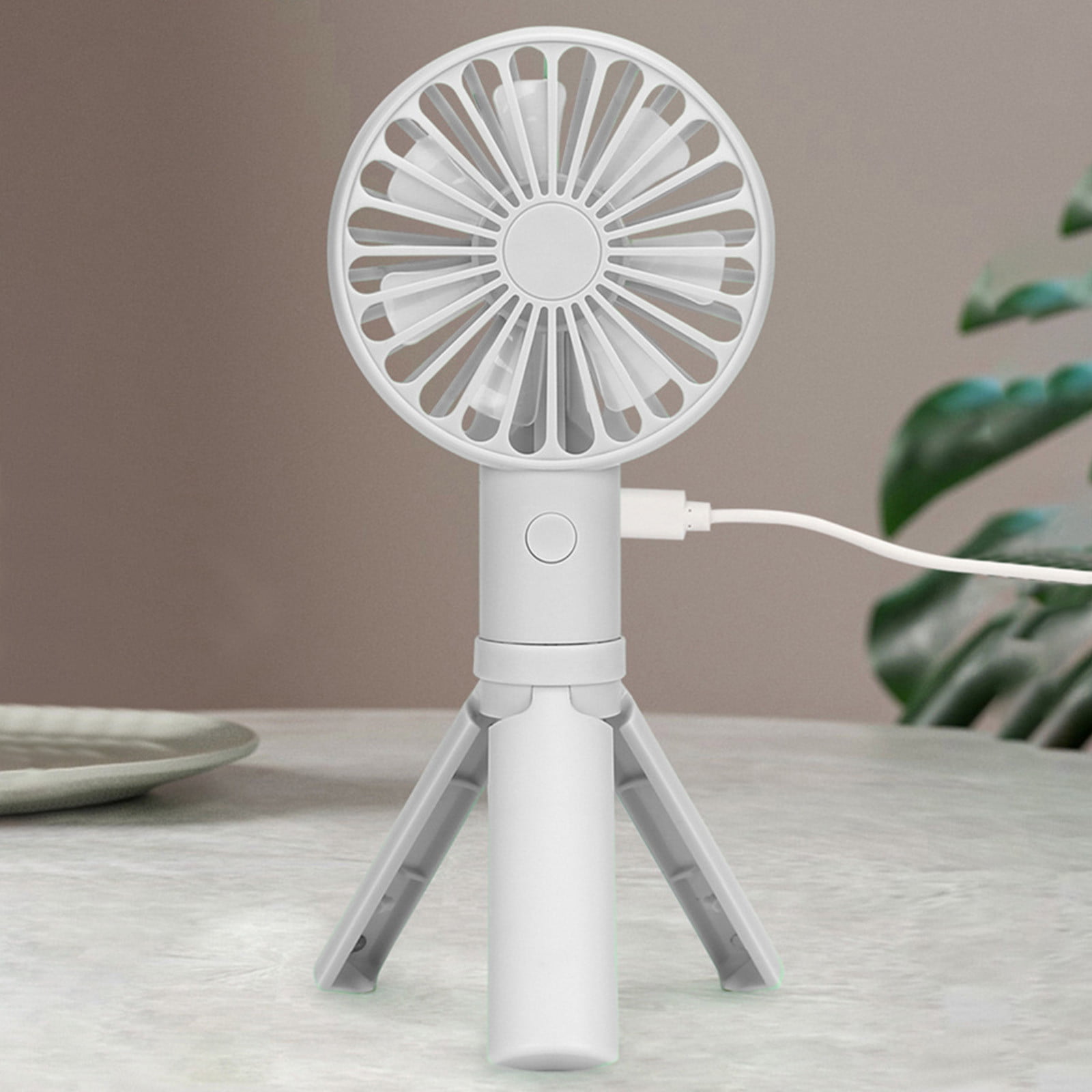 Harlier Mini Handheld Fan, Personal Portable Fan 3 Speed Standable ...