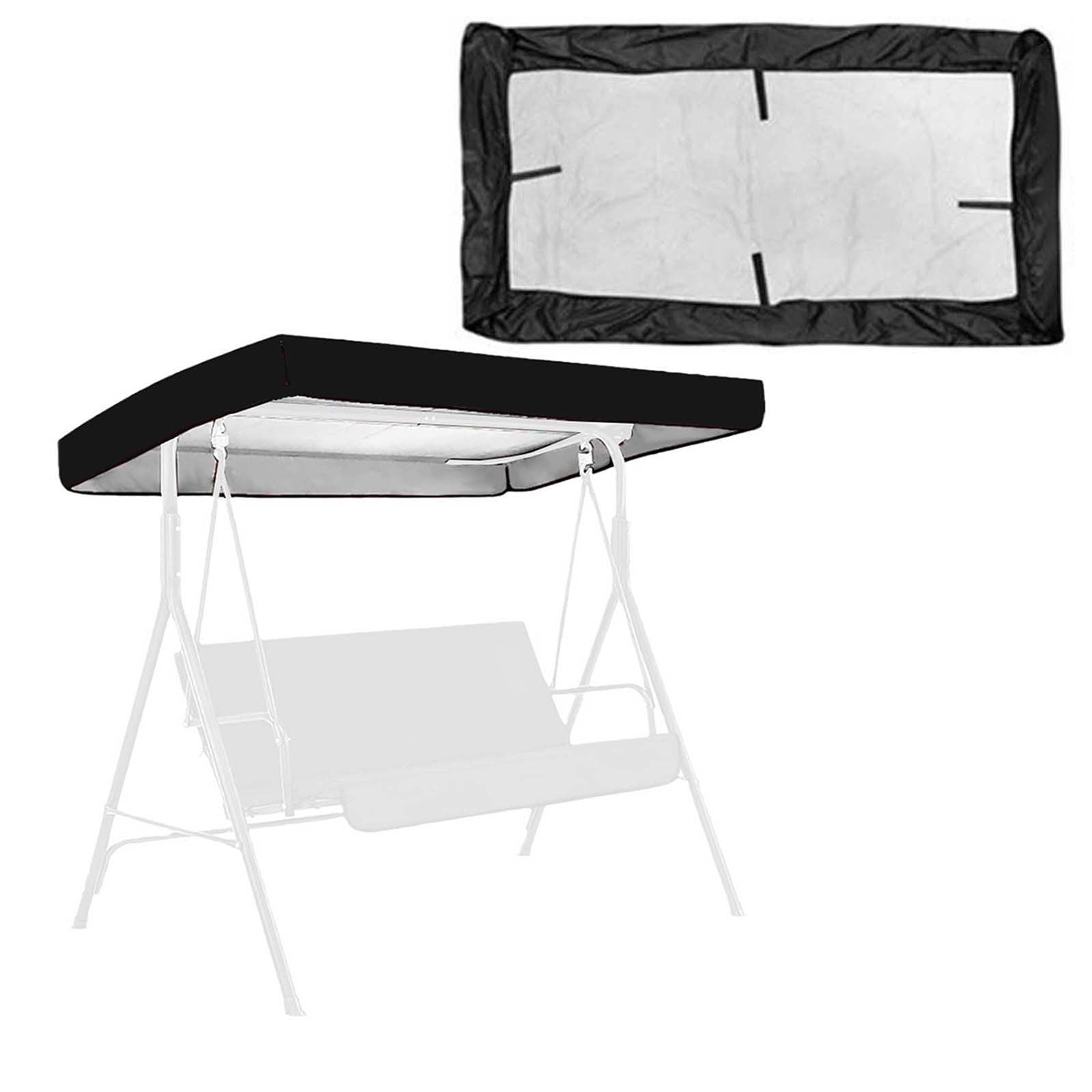 Harlier Patio Swing Canopy Waterproof Top Cover Cloth, 210D Replacement ...