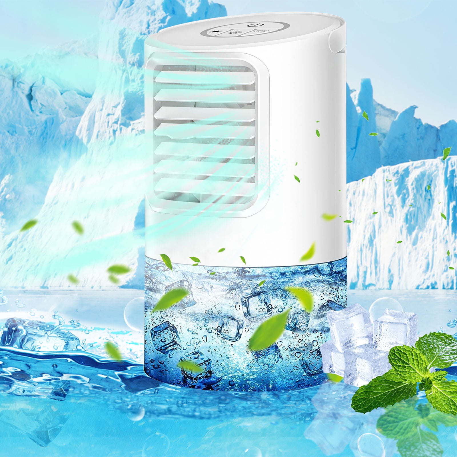 Harlier Portable Air Conditioner Fan Personal Mini Evaporative Air