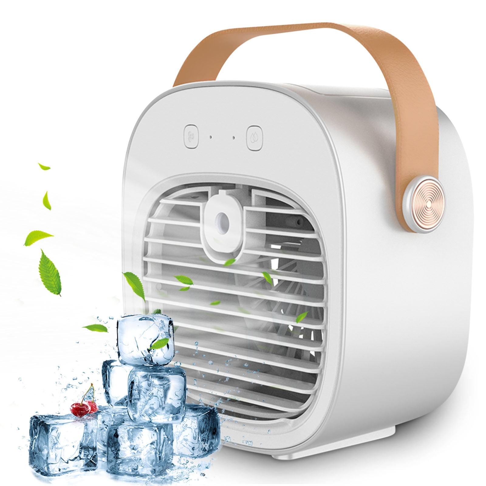Harlier Portable Air Conditioner Fan, USB Plug-in Evaporative Mini AC ...