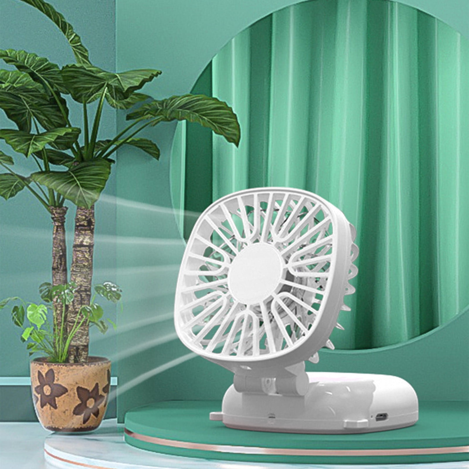 Harlier Portable Handheld Fan Mini Personal Fan, USB Rechargeable ...