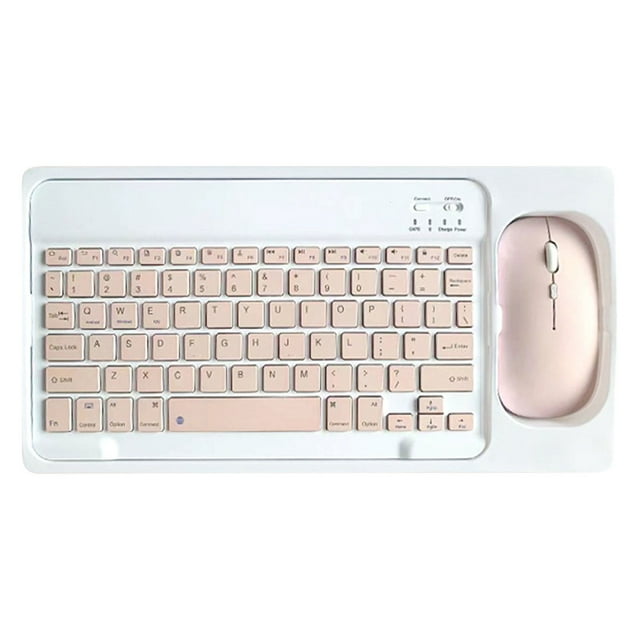 Harlier Rechargeable Bluetooth Keyboard and Mouse Combo, Ultra-Slim ...