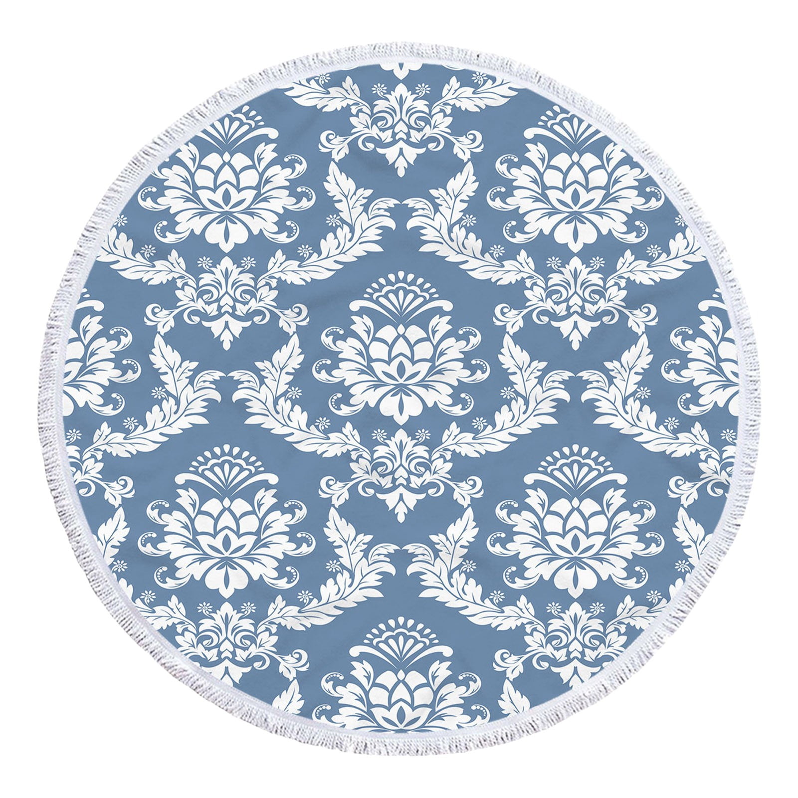 Harlier Round Boho Beach Towel Blanket, Oversized Microfiber Bohemian ...